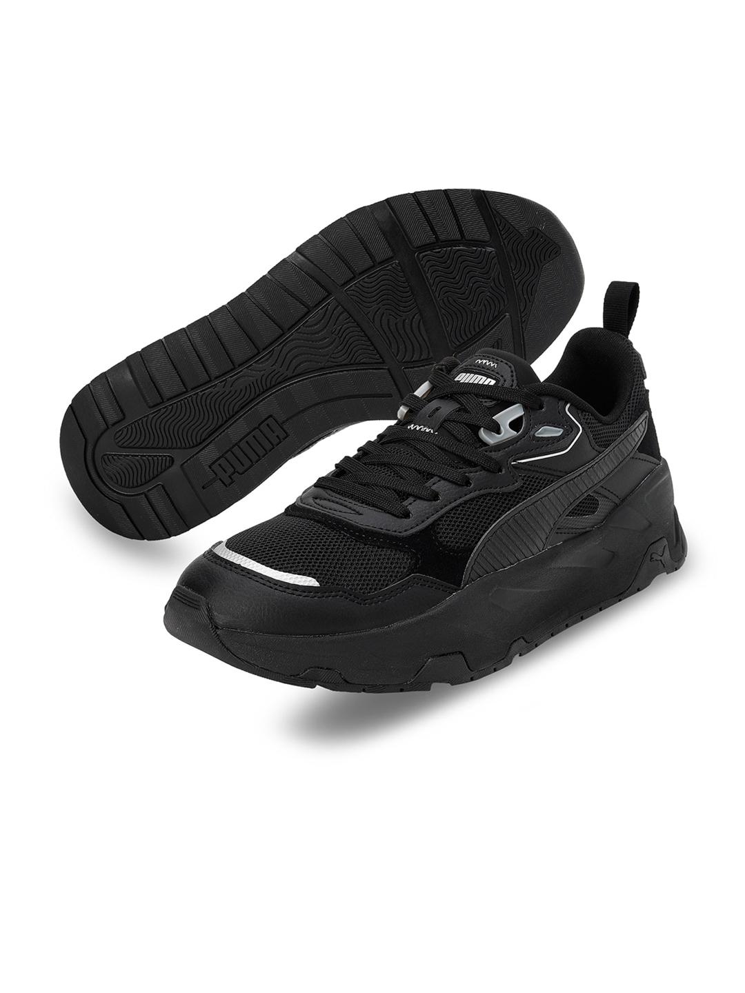 Buy Puma Men Trinity Woven Design Comfort Insole Mesh Basics Sneakers ...