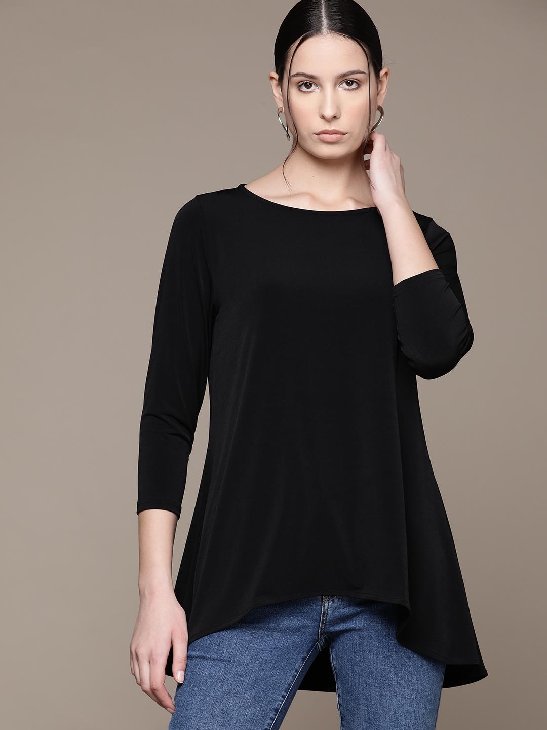 Buy Macy's Alfani Solid High Low Hem A Line Top - Tops for Women ...