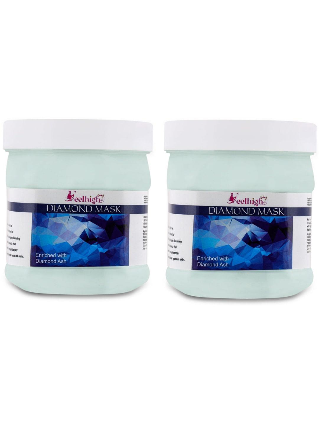 Buy FEELHIGH Set Of 2 Diamond Face Masks 500 Ml Each - Mask And Peel ...