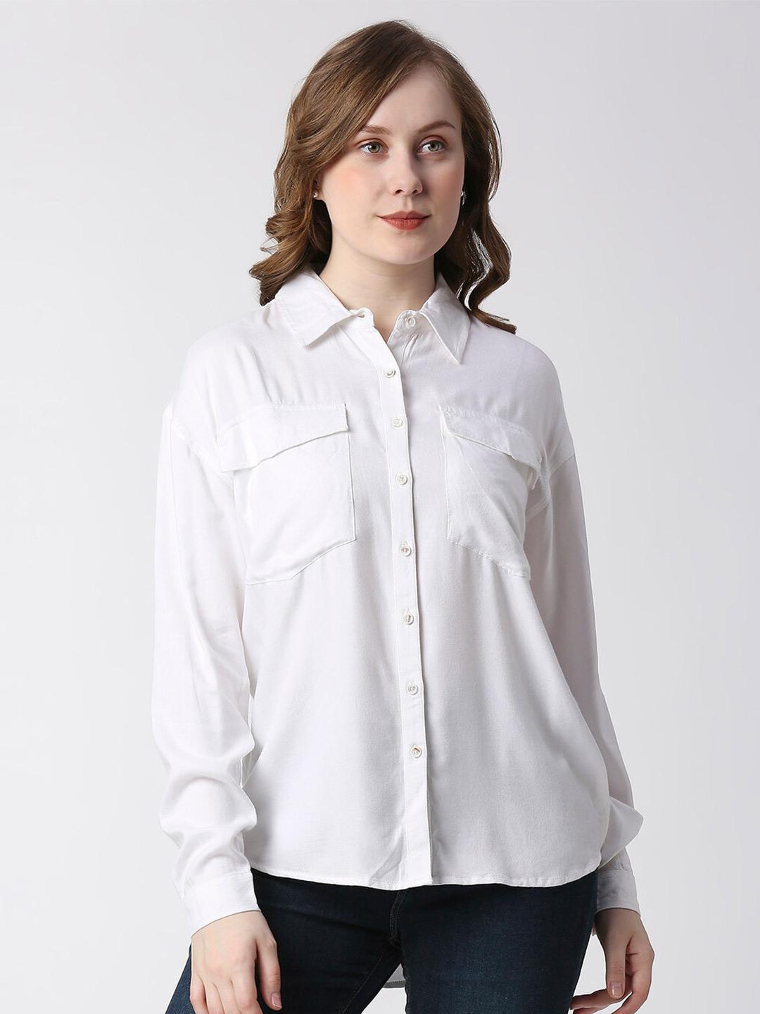 Buy Pepe Jeans Comfort Cotton Casual Shirt - Shirts for Women 22190052 ...
