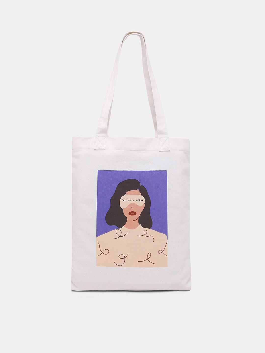 Buy Vero Moda Printed Cotton Tote Bag - Handbags for Women 22199464 ...