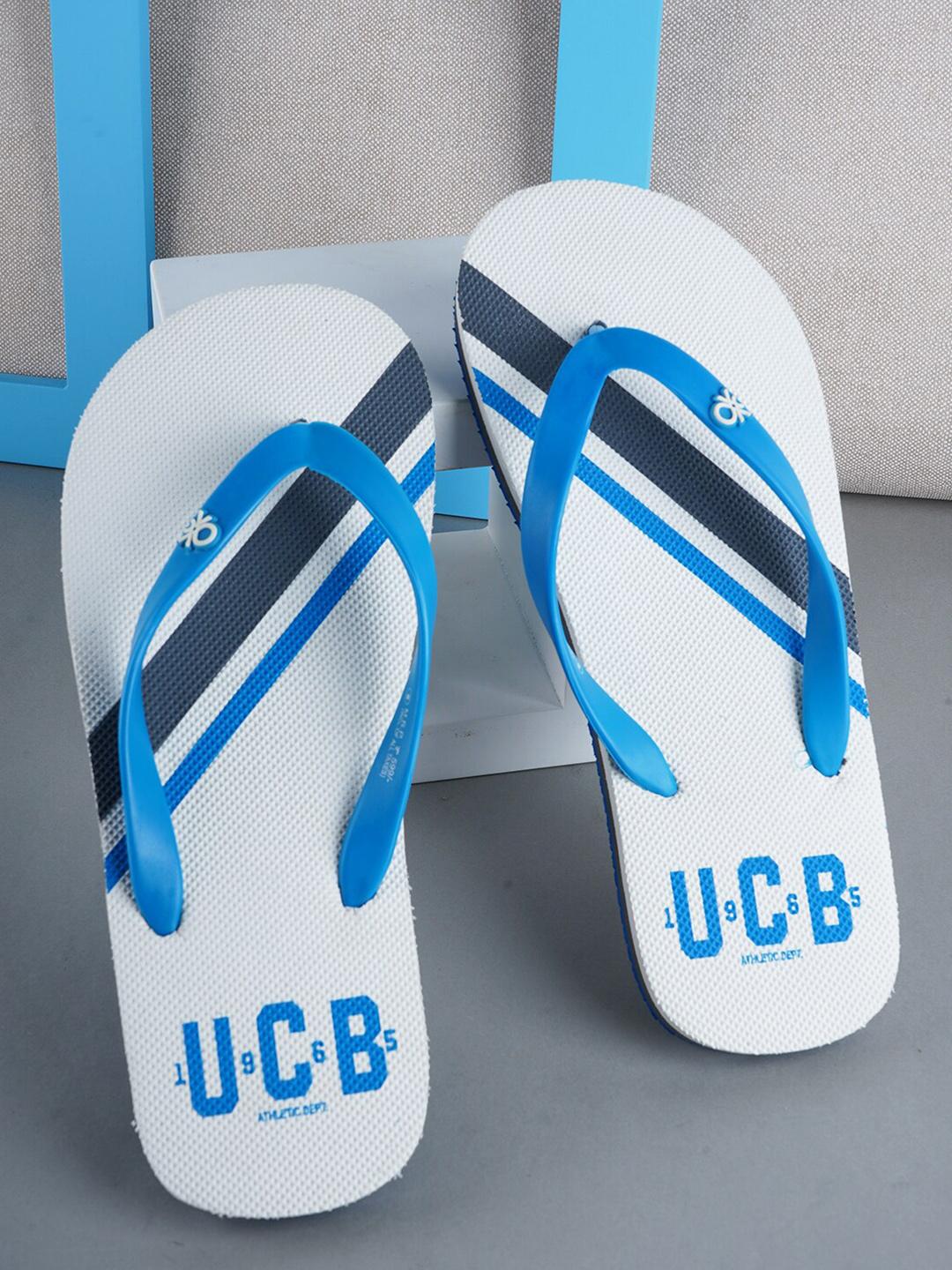 Buy United Colors Of Benetton Men Printed Rubber Thong Flip Flops ...