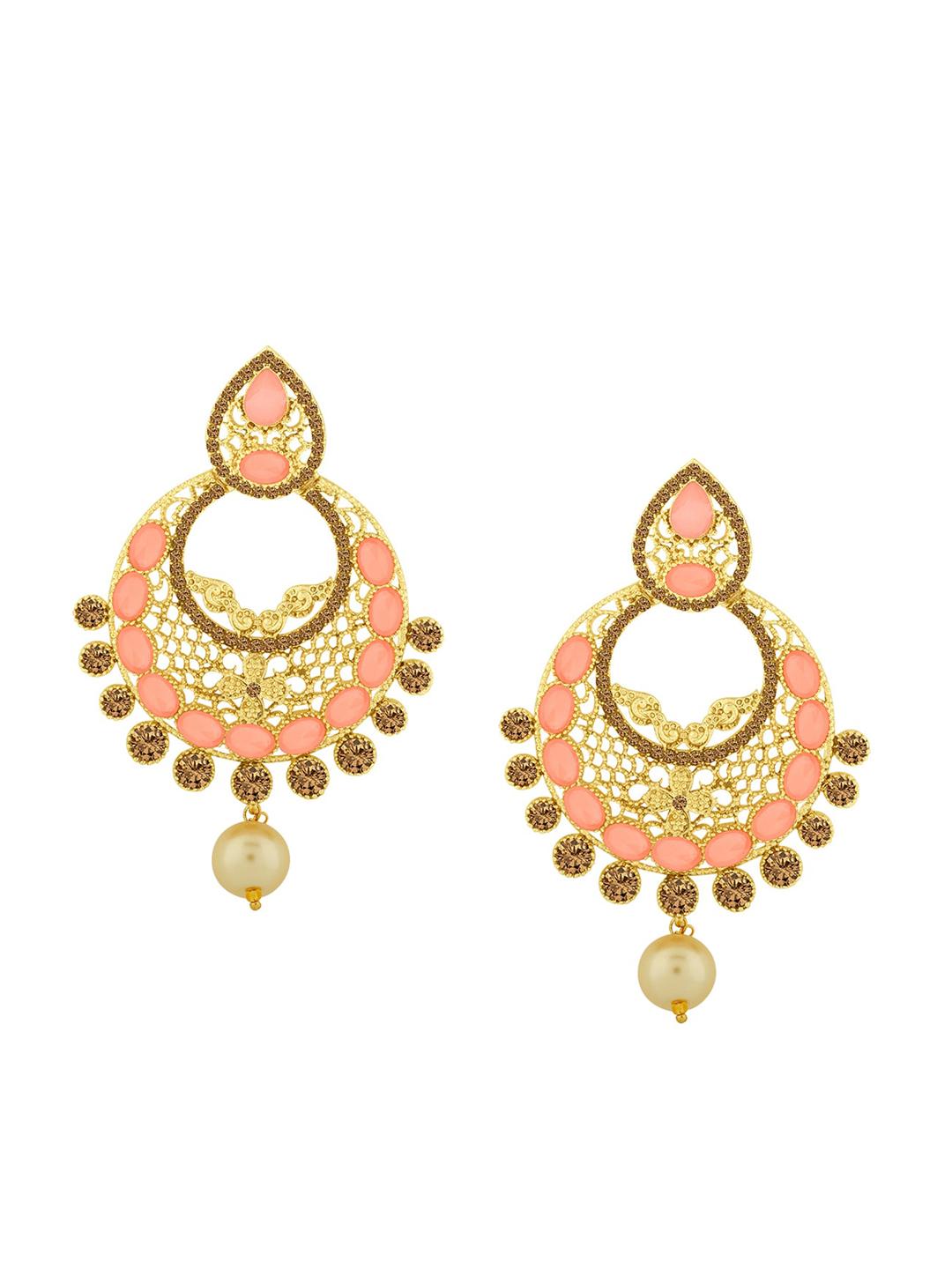 Buy Alamod Gold Plated Classic Chandbalis Earrings - Earrings for Women ...
