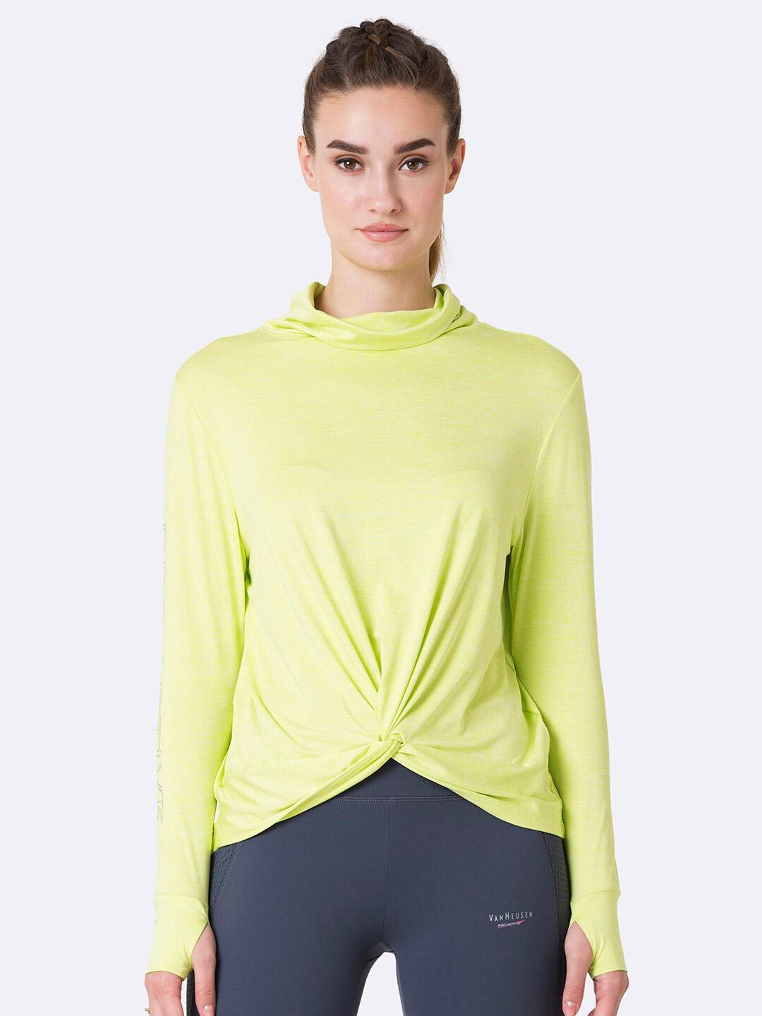 Buy Van Heusen Proactive Elite Anti Bacterial Quick Dry Cropped T Shirt ...