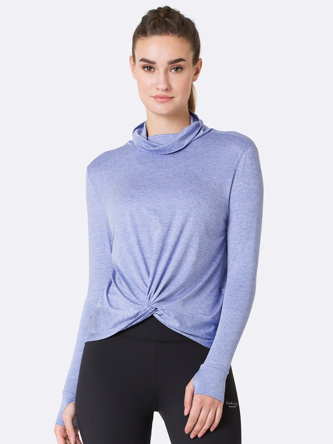 Buy Van Heusen Proactive Elite Anti Bacterial Quick Dry Cropped T Shirt ...