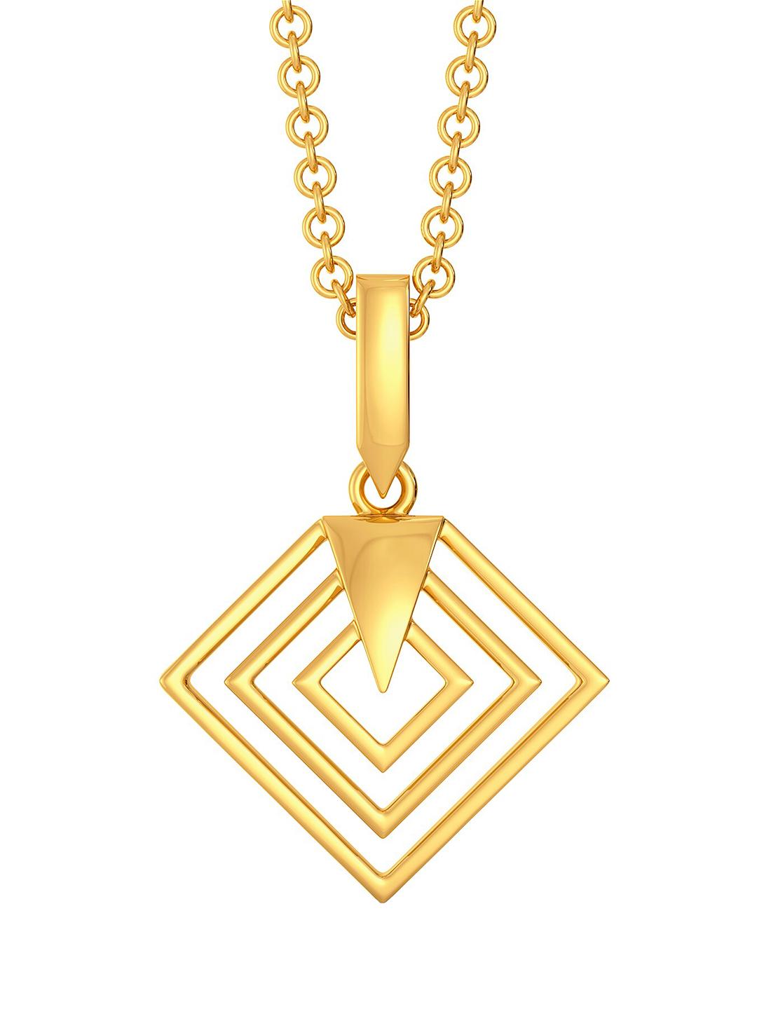 Buy MELORRA Parisian Power 18KT Gold Pendant - Pendant Gold for Women ...