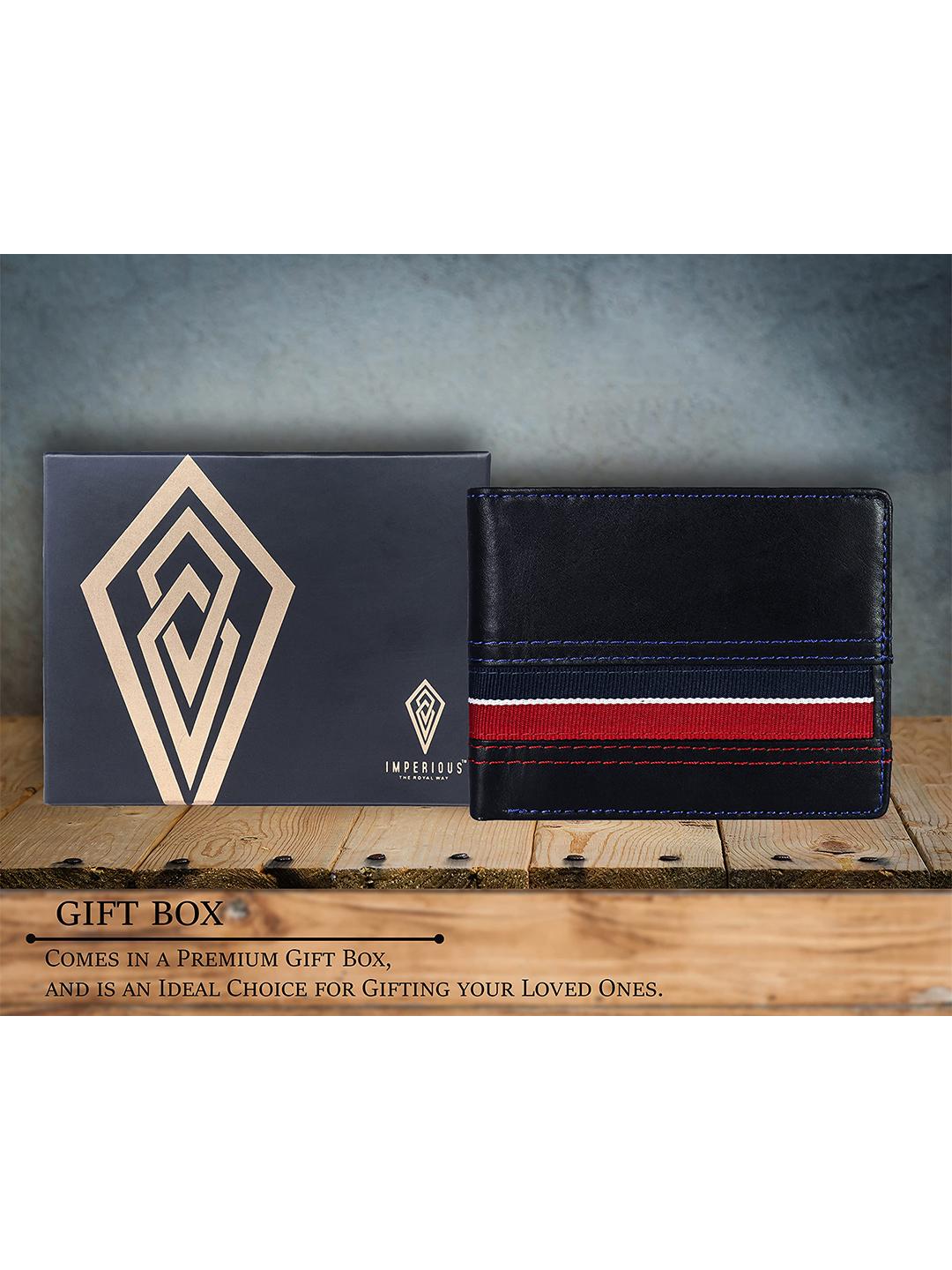 Buy Imperious The Royal Way Unisex Black & Red Embellished Leather Two ...