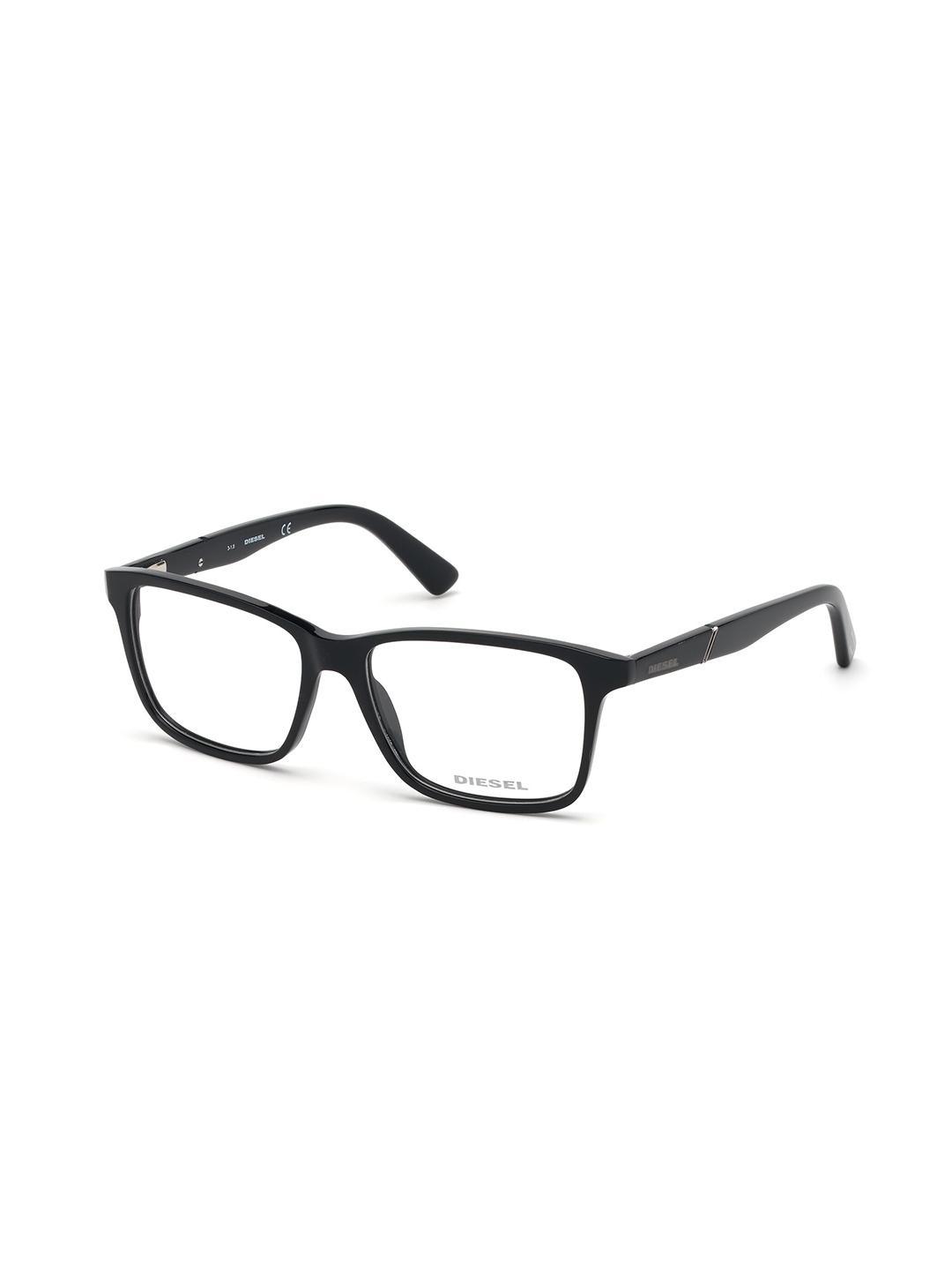 Buy DIESEL Men Full Rim Rectangle Frames DL5293 55 001 - Frames for Men ...