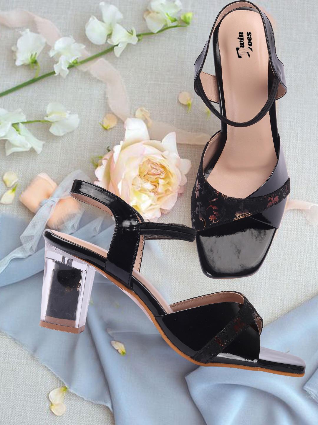 Buy TWIN TOES Peep Toes Block Heels - Heels for Women 22371520 | Myntra