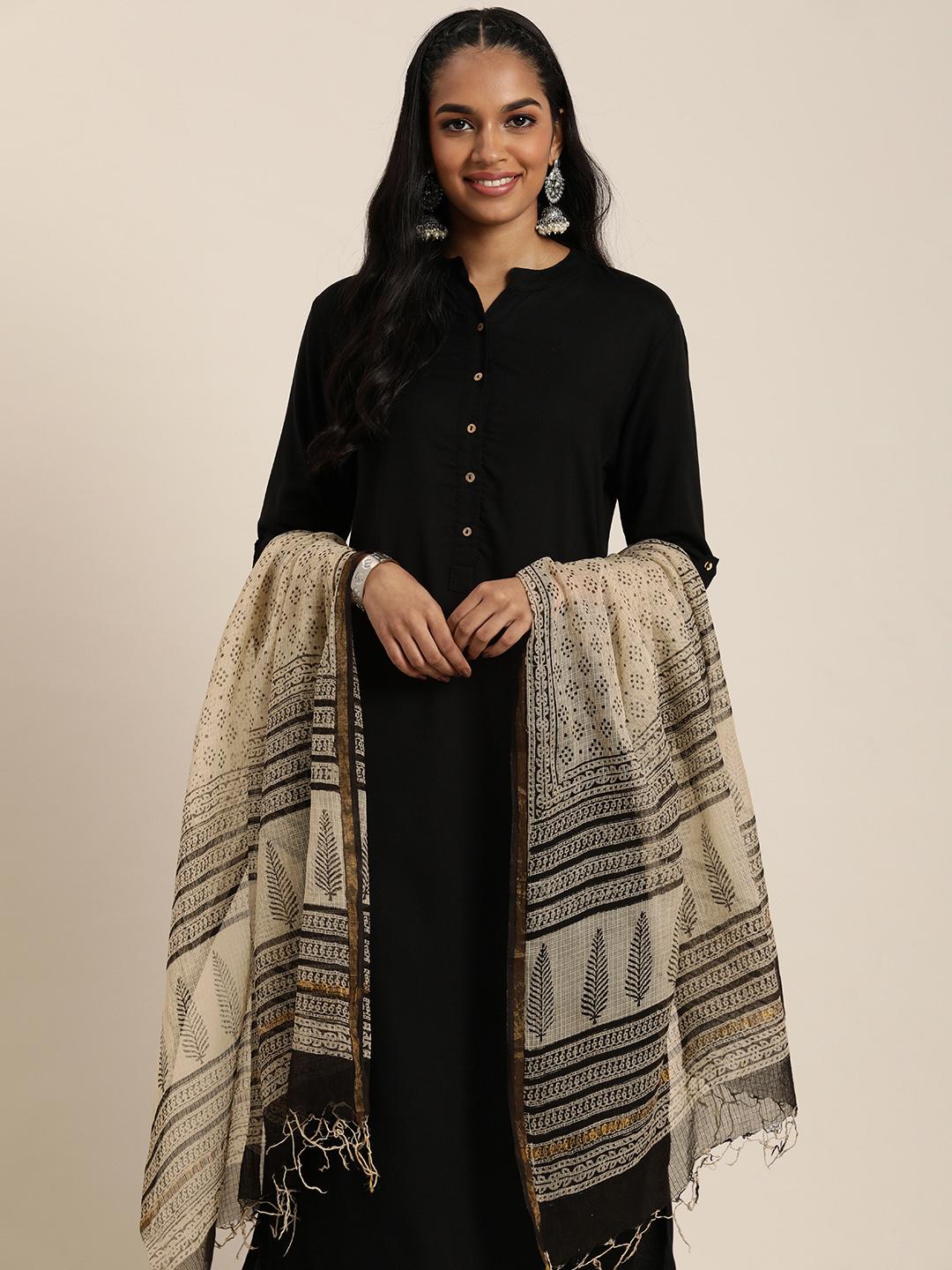 Buy Taavi Bagru Ethnic Motifs Printed Dupatta - Dupatta for Women ...