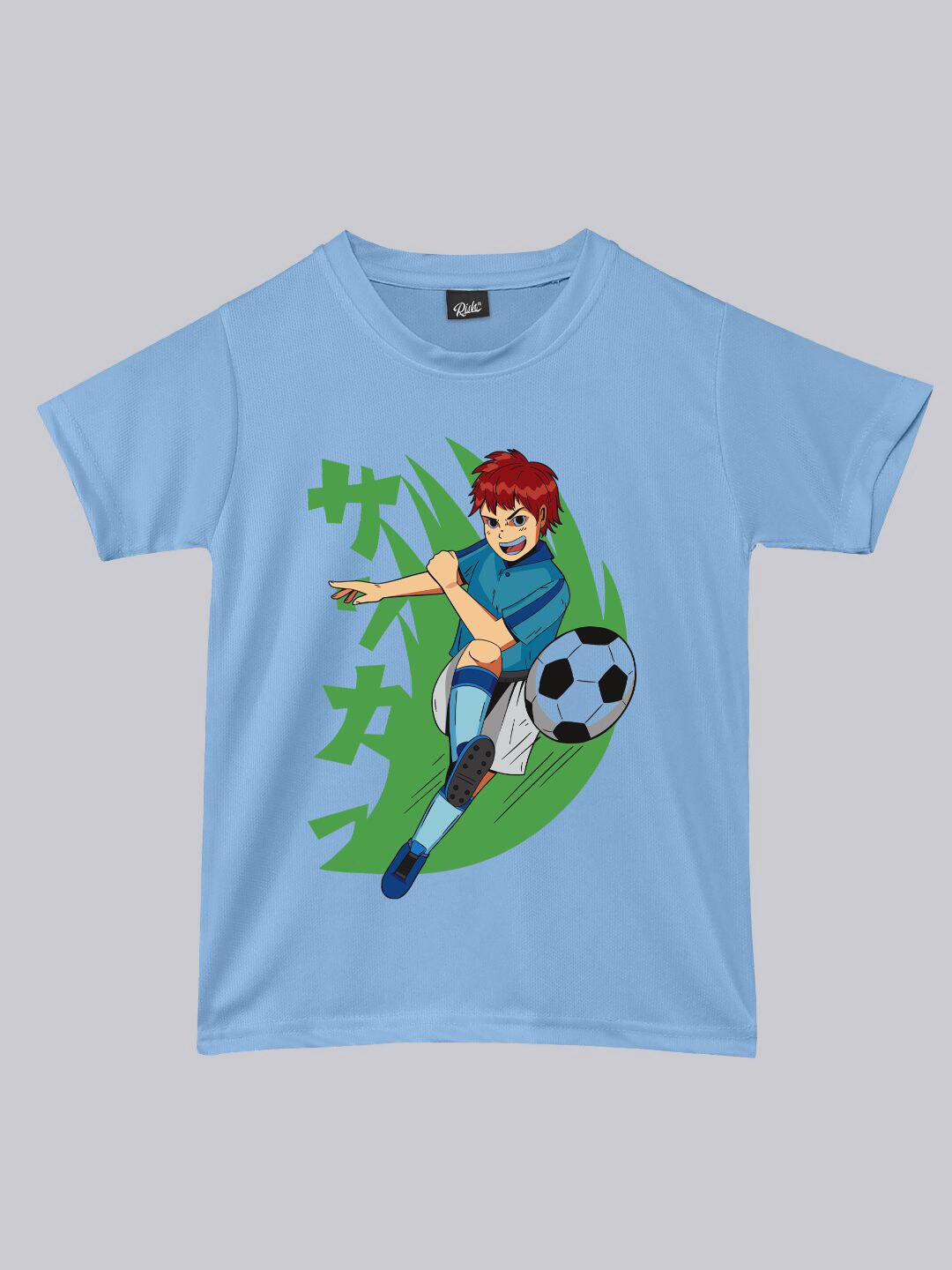 Buy RISH Kids Graphic Printed Round Neck Dry Fit T Shirt - Tshirts for ...