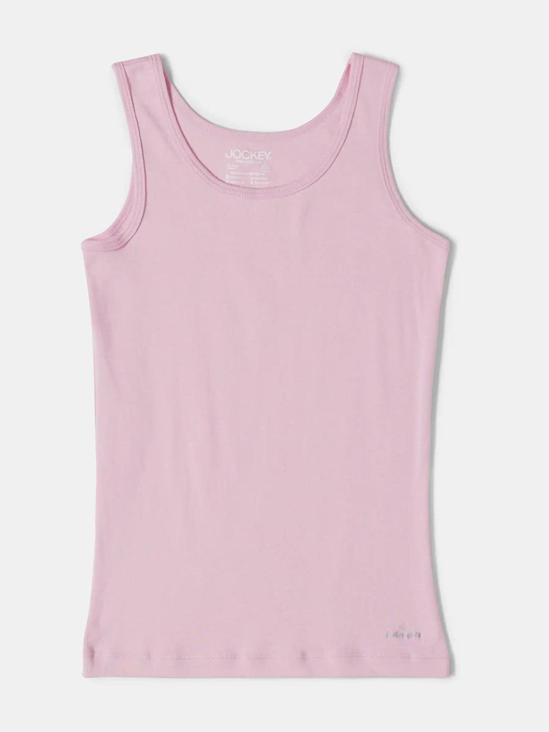 Buy Jockey Girls Super Combed Cotton Rib Solid Inner Tank Top SG01 ...