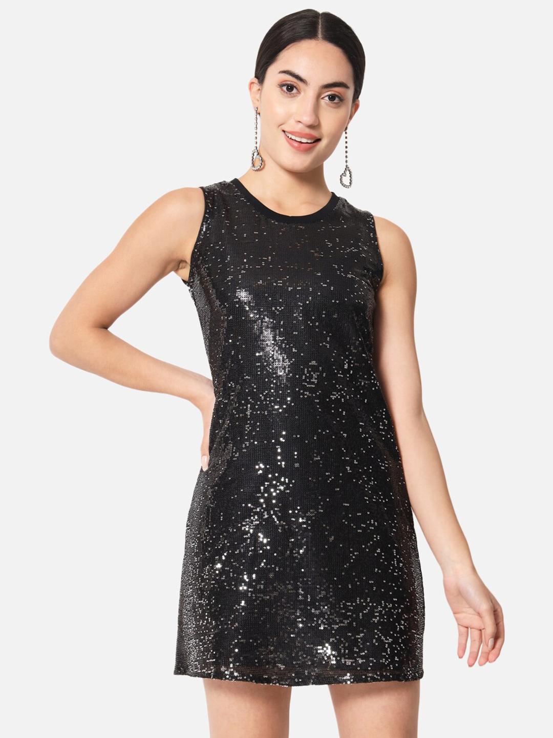 Buy ALL WAYS YOU Embellished Georgette Sheath Dress - Dresses for Women ...