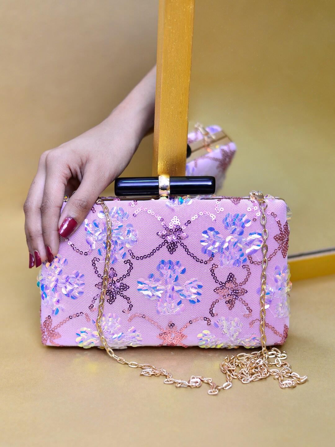 Buy ARTKLIM Women Embroidered Box Clutch - Clutches for Women 22427962 ...