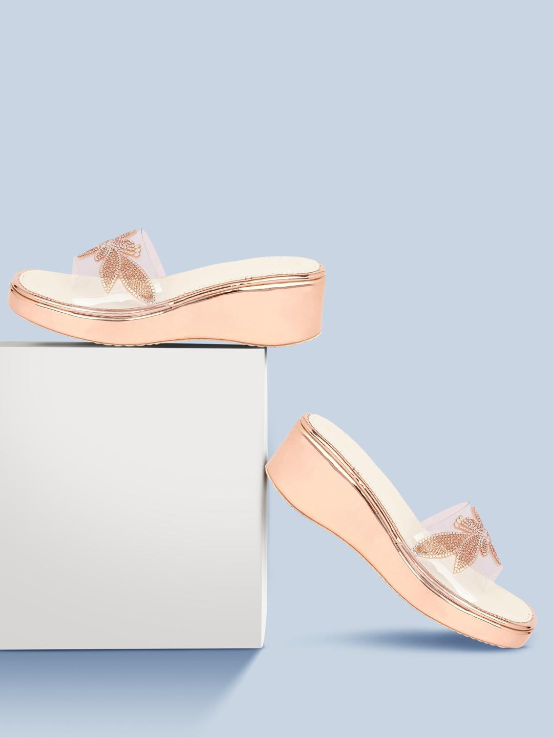 Buy Action Embellished Wedge Heels - Heels for Women 22444894 | Myntra