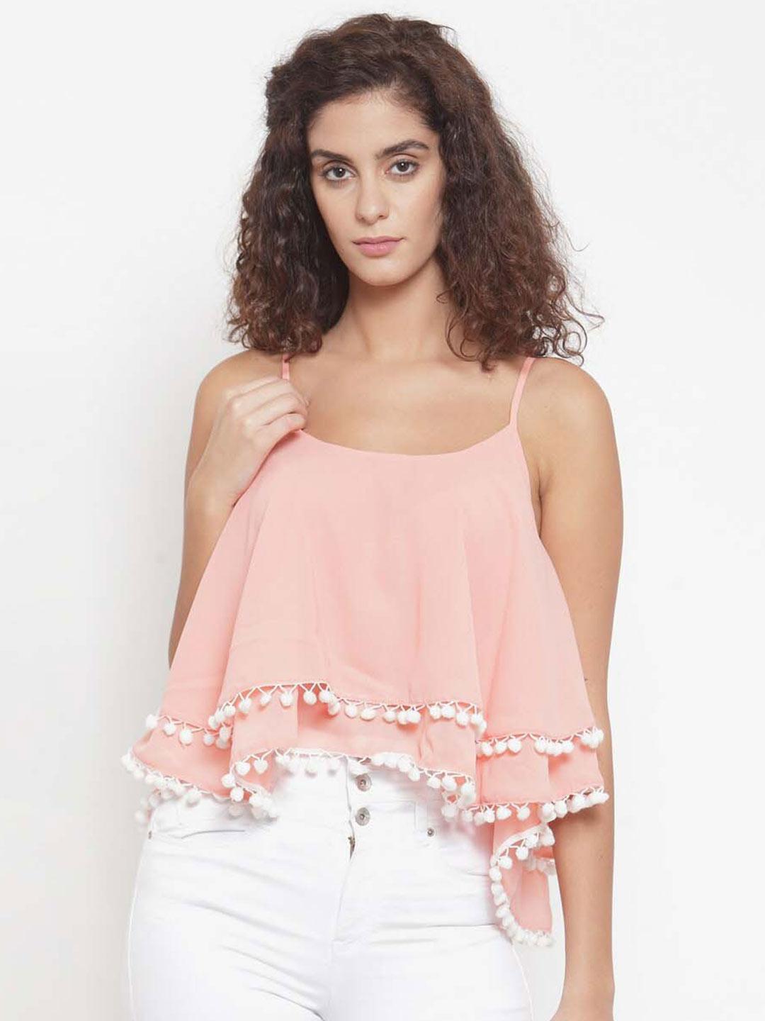 Buy WESTCLO Sleeveless Georgette Top - Tops for Women 22450516 | Myntra