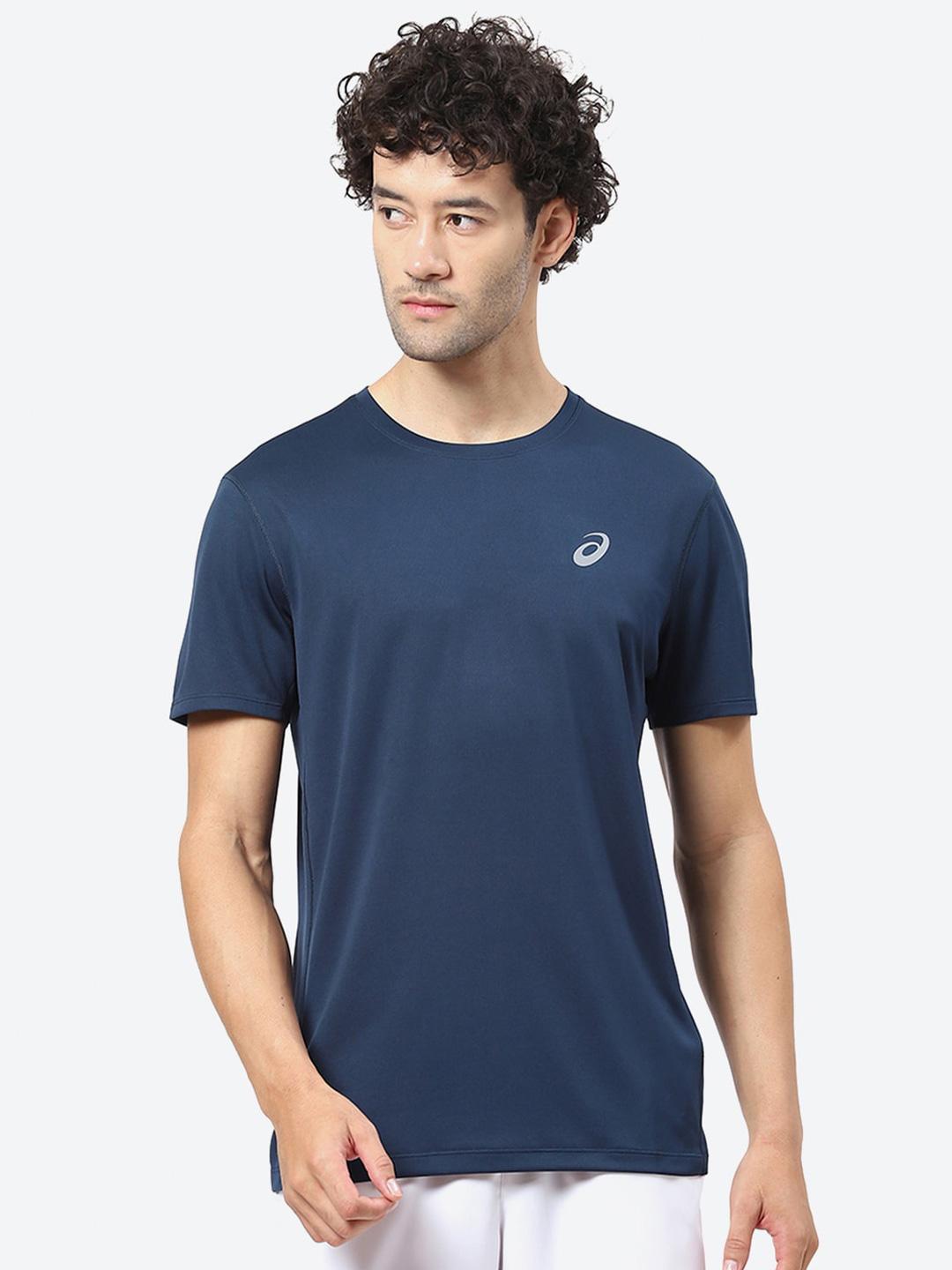 Buy ASICS Round Neck Half Sleeve Casual T Shirt - Tshirts for Men ...