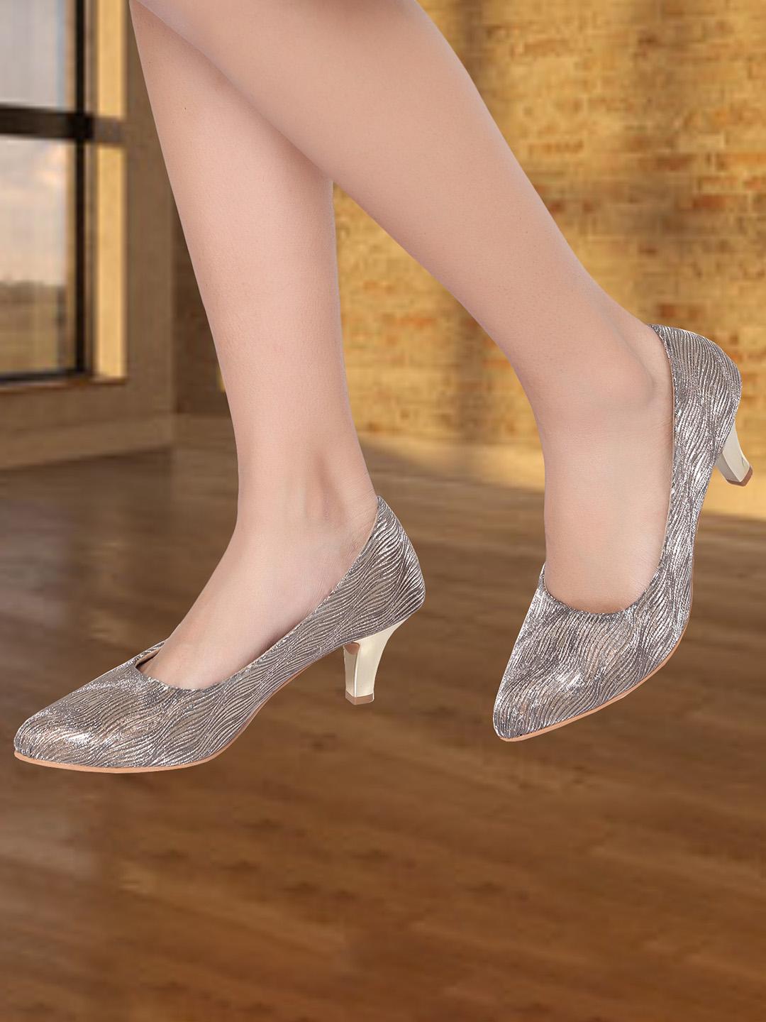 Buy Action Pointed Toe Embellished Kitten Pumps - Heels for Women ...