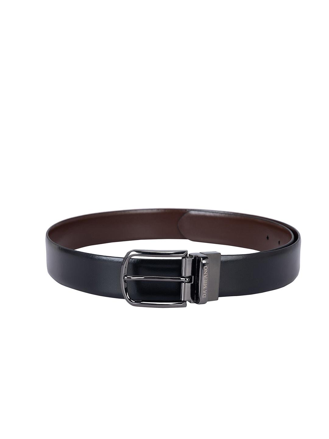 Buy Da Milano Men Reversible Formal Leather Belt - Belts for Men ...