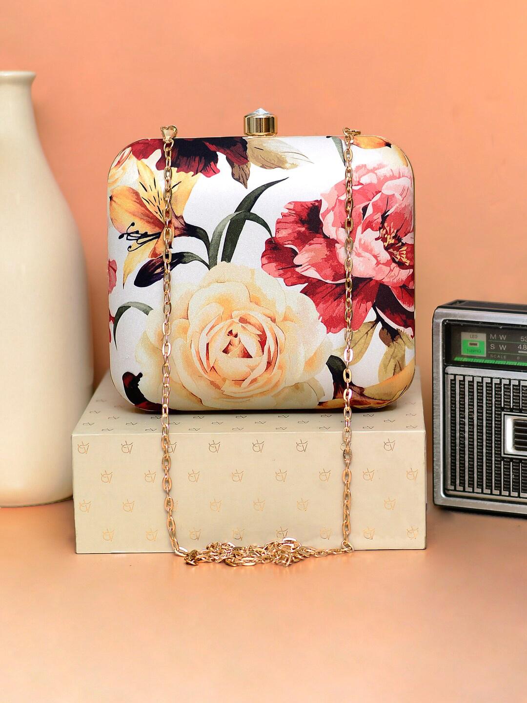 Buy ARTKLIM Women Floral Printed Box Clutch - Clutches for Women ...