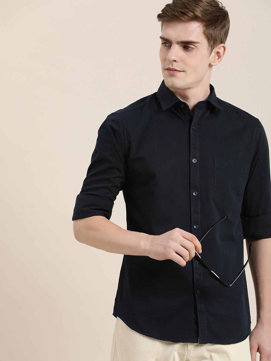 Buy INVICTUS Pure Cotton Casual Shirt - Shirts for Men 22588372 | Myntra