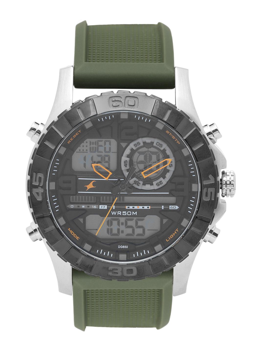 Buy Fastrack Men Green Analogue And Digital Watch 38035SP01 - Watches ...