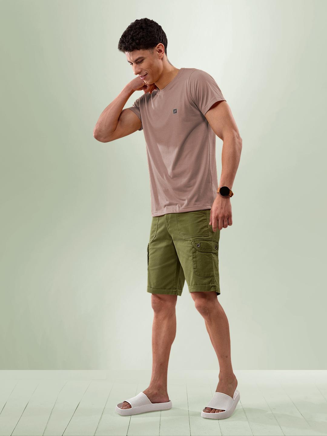 Buy LUX NITRO Round Neck Anti Odour Regular Fit T Shirt - Tshirts for ...