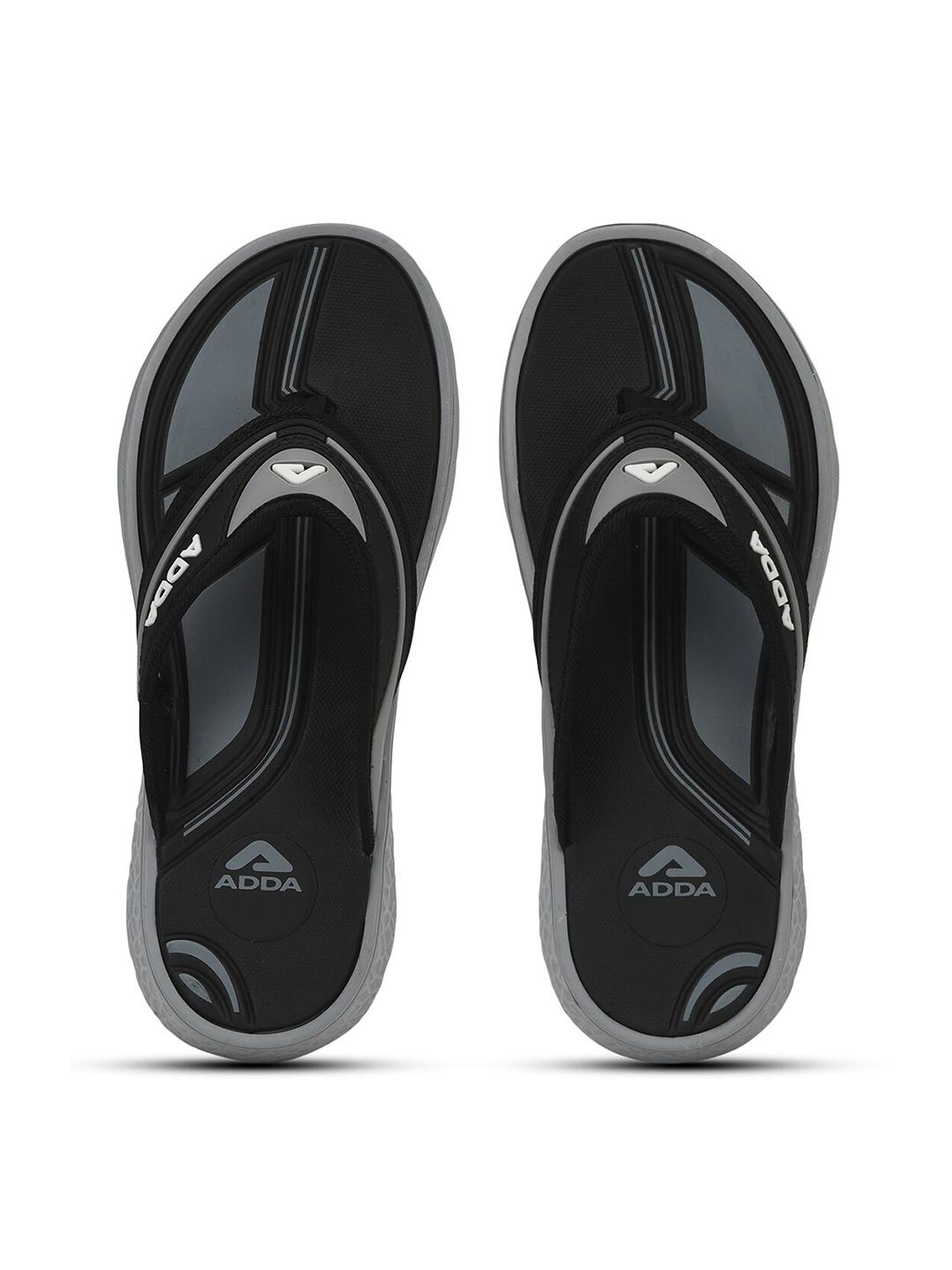 Buy Adda Men Colourblocked Rubber Thong Flip Flops - Flip Flops for Men ...