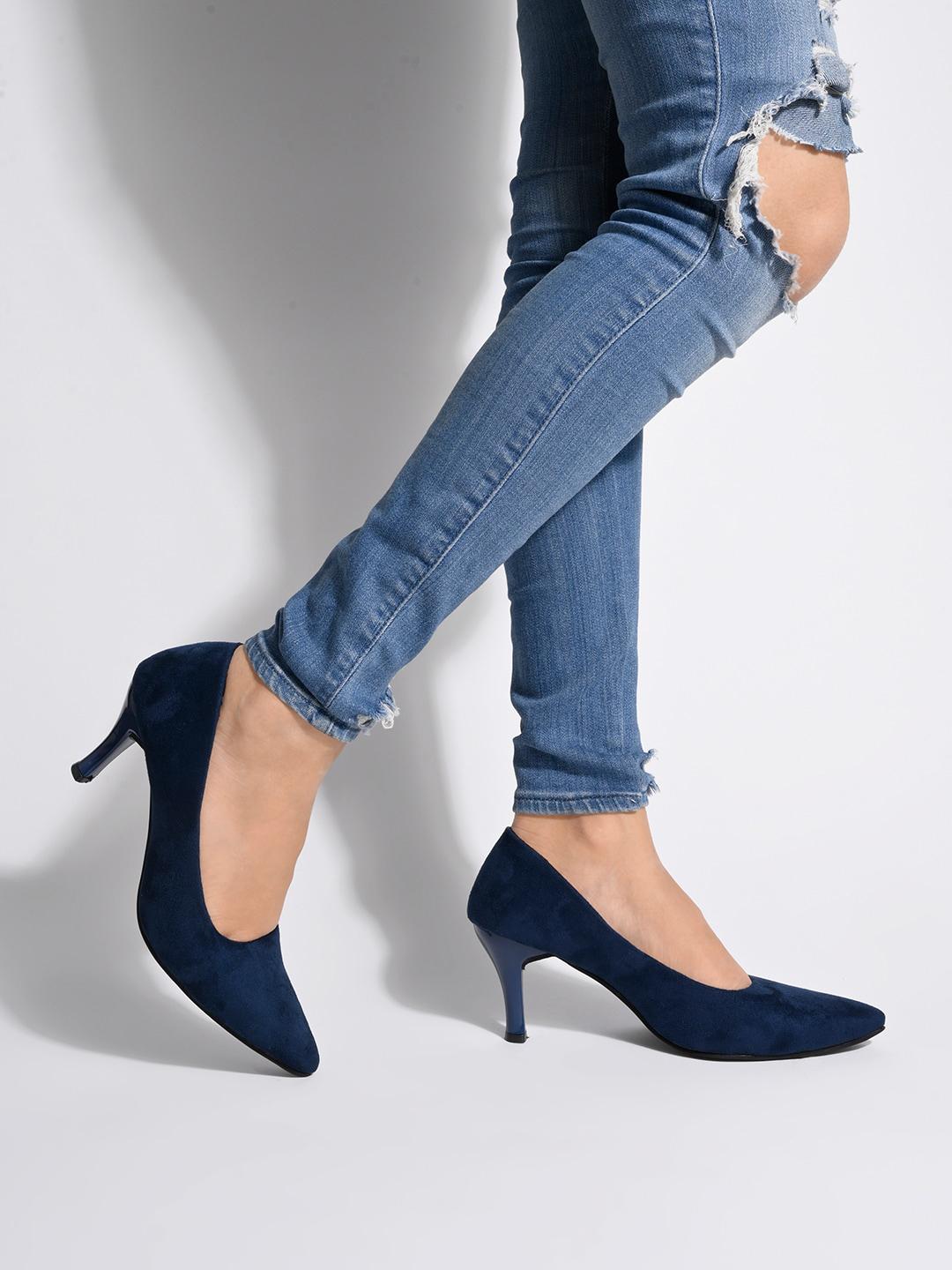 Buy Shoetopia Pointed Toe Suede Slim Pumps - Heels for Women 22696924 ...