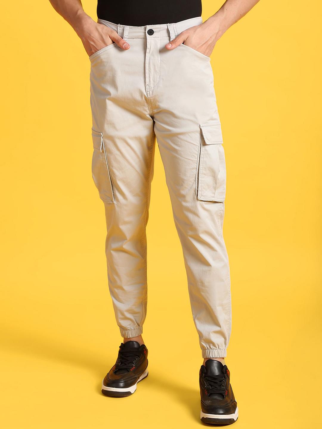 Buy Flying Machine Men Slim Fit Cargo Joggers - Trousers for Men ...