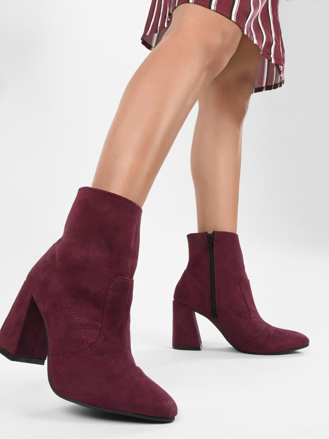 Buy ADORLY Women Block Heel Regular Boots - Boots for Women 22771442 ...