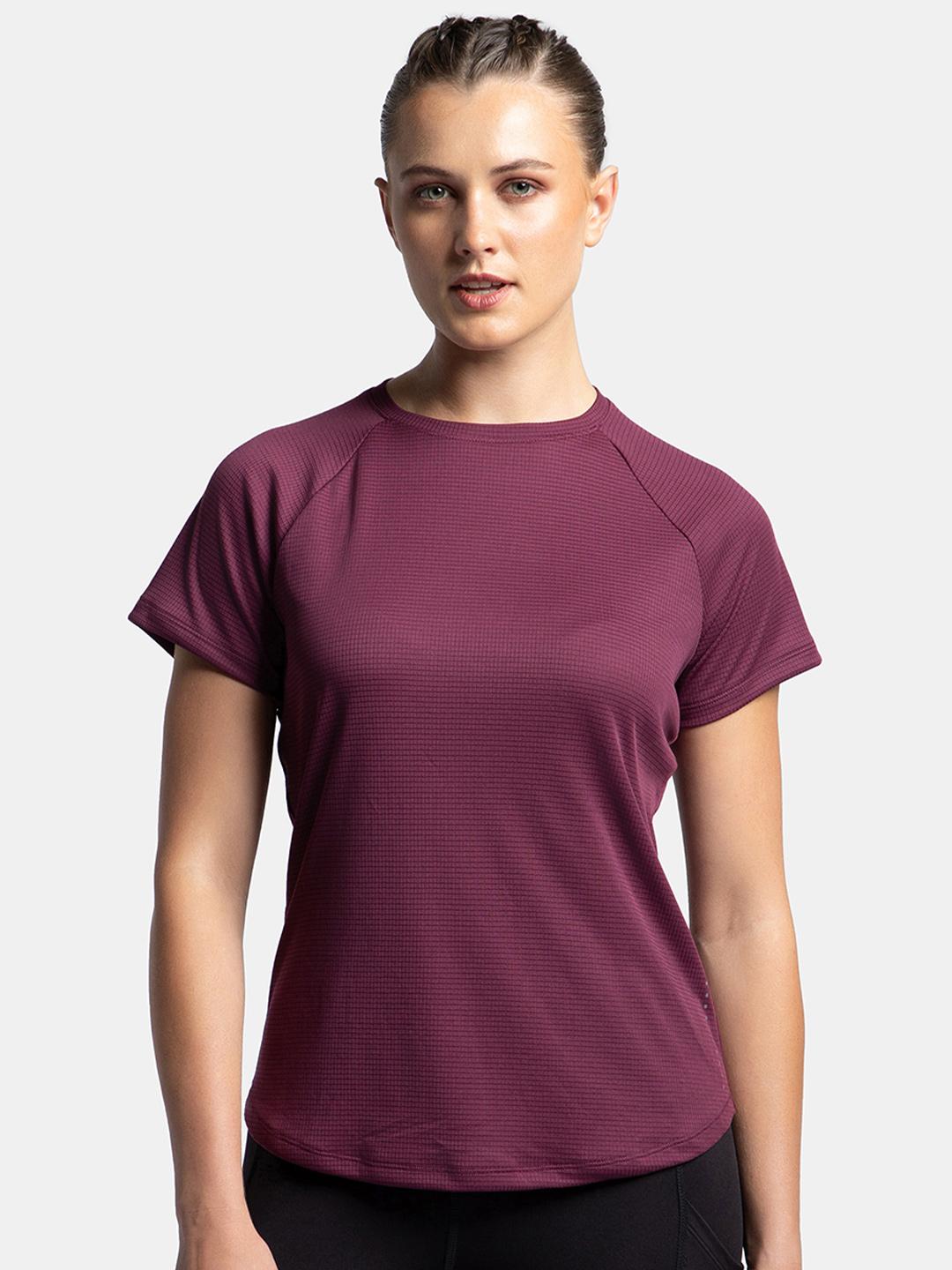 Buy Jockey Microfiber Fabric Relaxed Fit Half Sleeve Breathable Mesh ...
