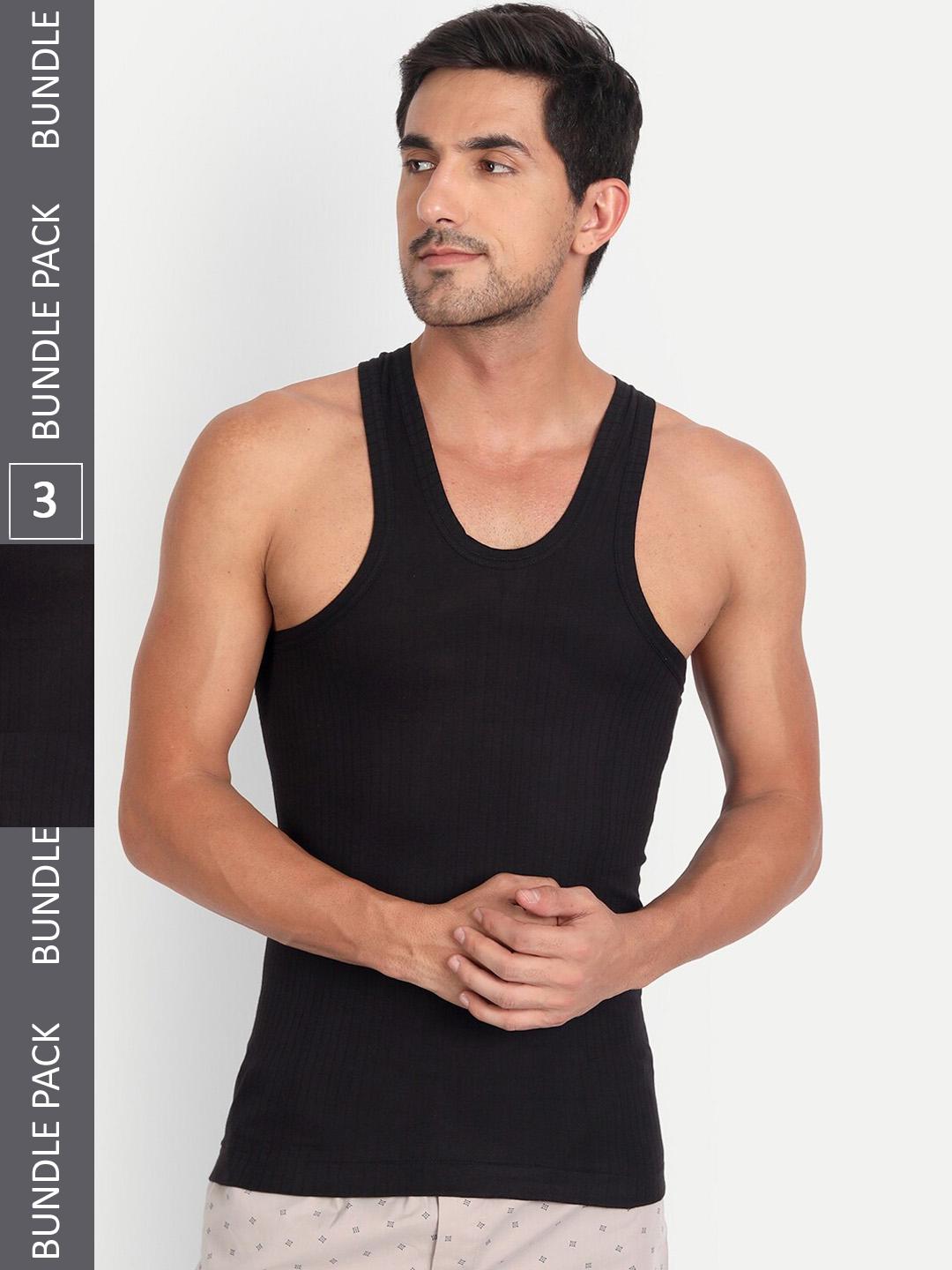 Buy T.T. Pack Of 3 Cotton Innerwear Vests - Innerwear Vests for Men ...