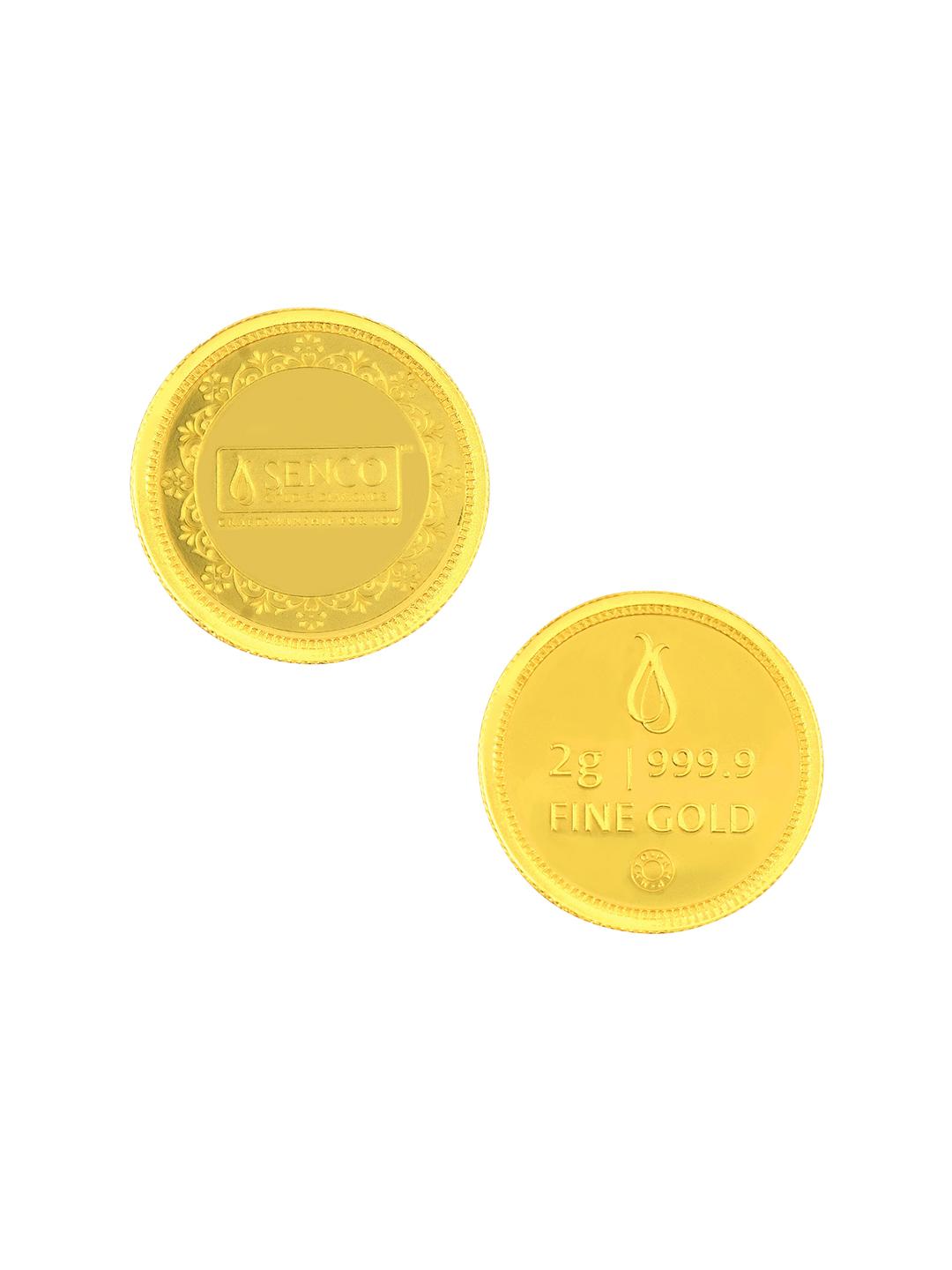 Buy SENCO 24KT Gold Coin 2 Gram - Gold Coin for Unisex 22786852 | Myntra