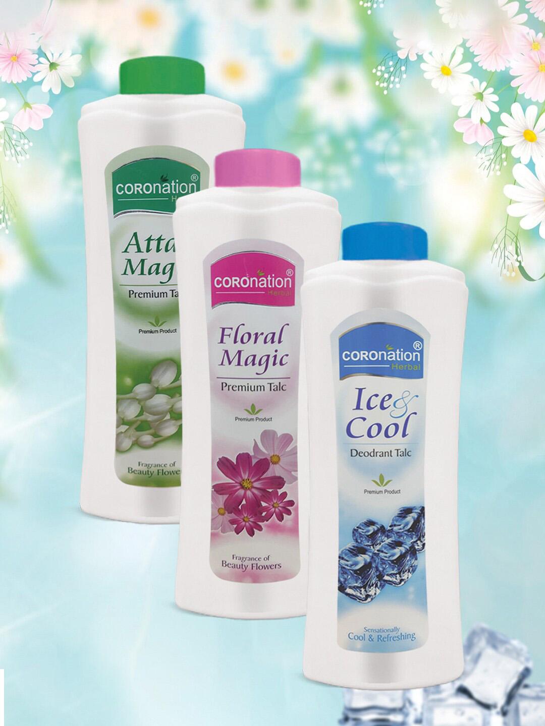 Buy COROnation Herbal Set Of 3 Talc Powders 300g Each Attar Magic ...