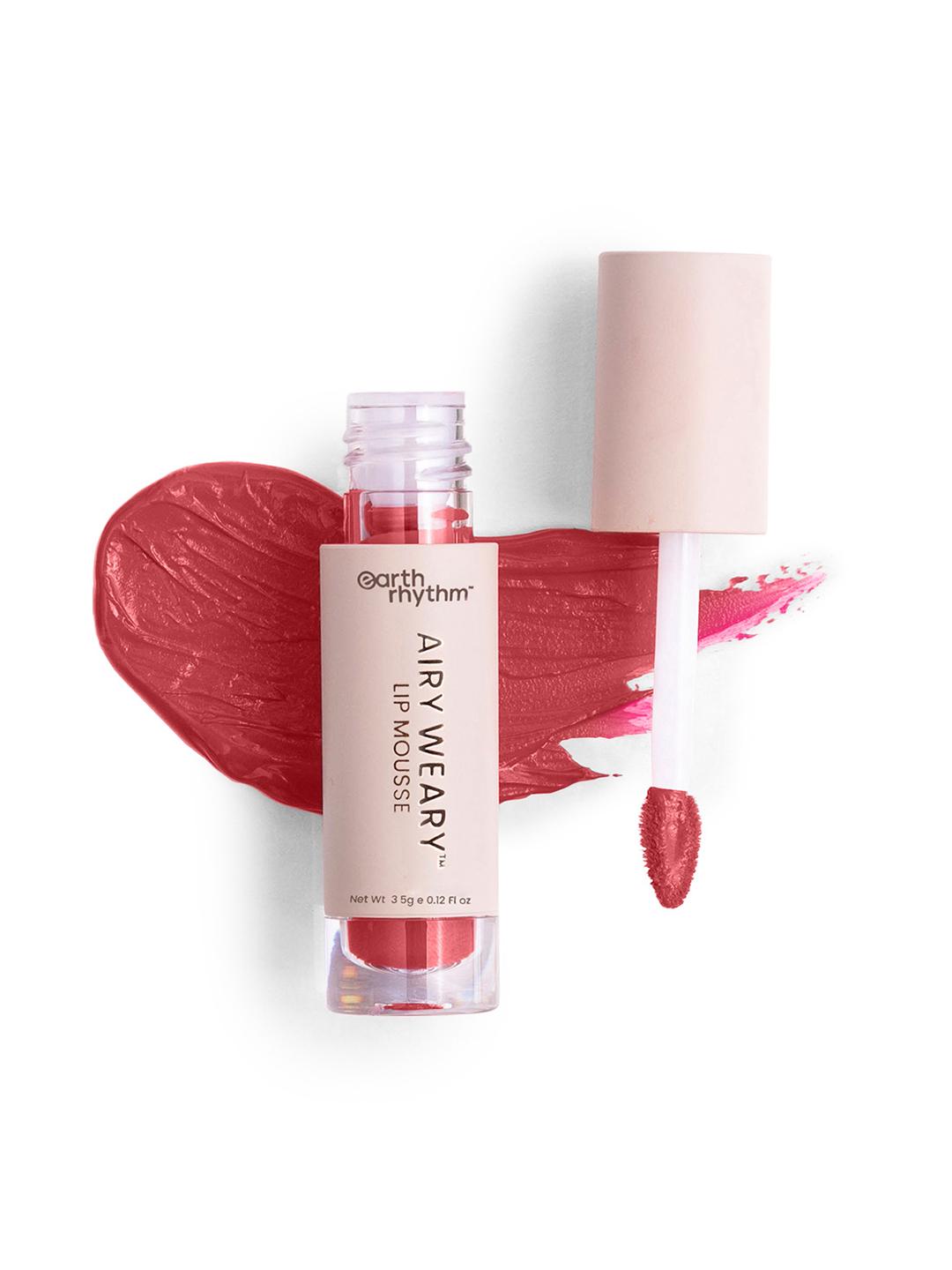 Buy Earth Rhythm Long Wear Airy Weary Matte Lip Mousse Lipstick 3.5ml Roze - Lipstick for Women ...