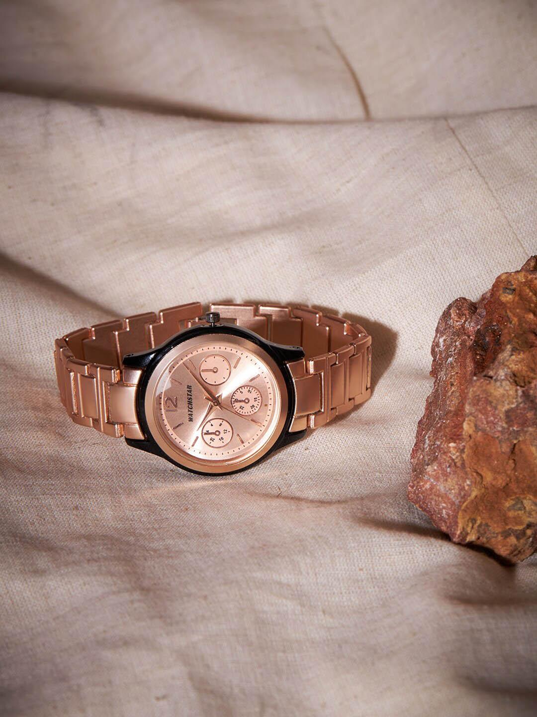 Buy WATCHSTAR Women Dial & Stainless Steel Bracelet Style Straps ...