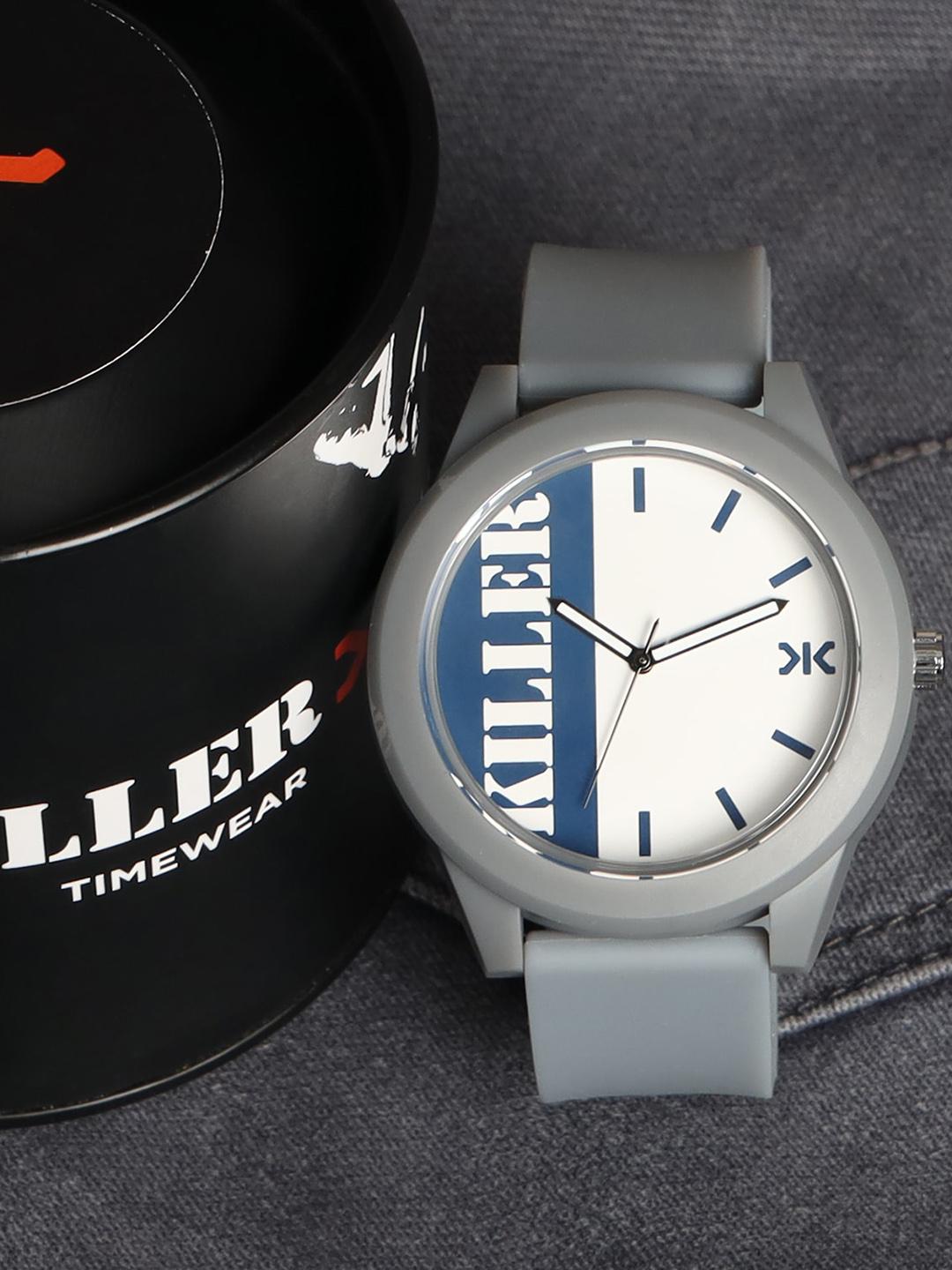 Buy Killer Men Brass Printed Dial & Straps Analogue Watch KLMO49D ...