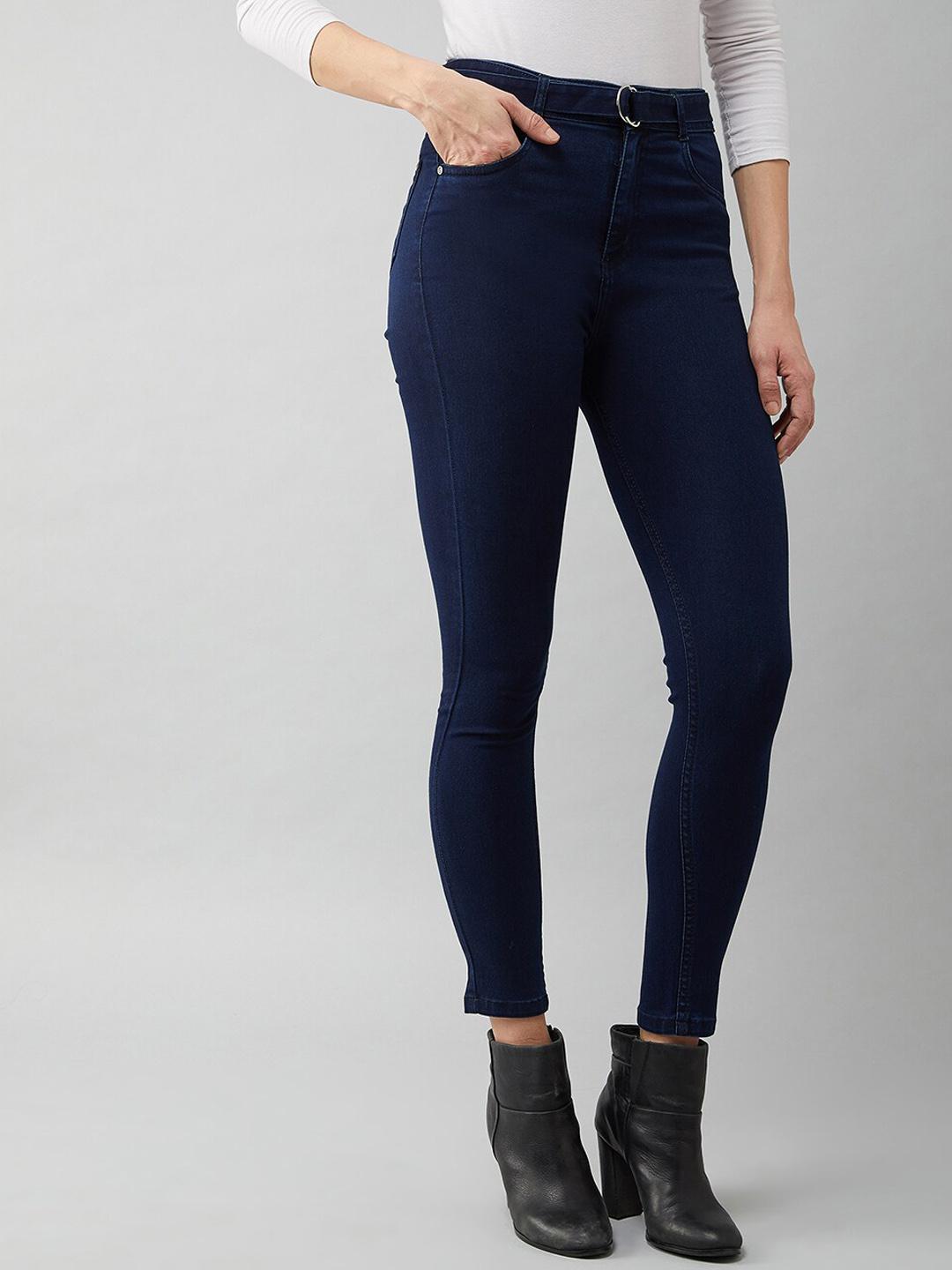 Buy Miss Chase Women Jean Skinny Fit High Rise Cotton Jeans - Jeans for ...