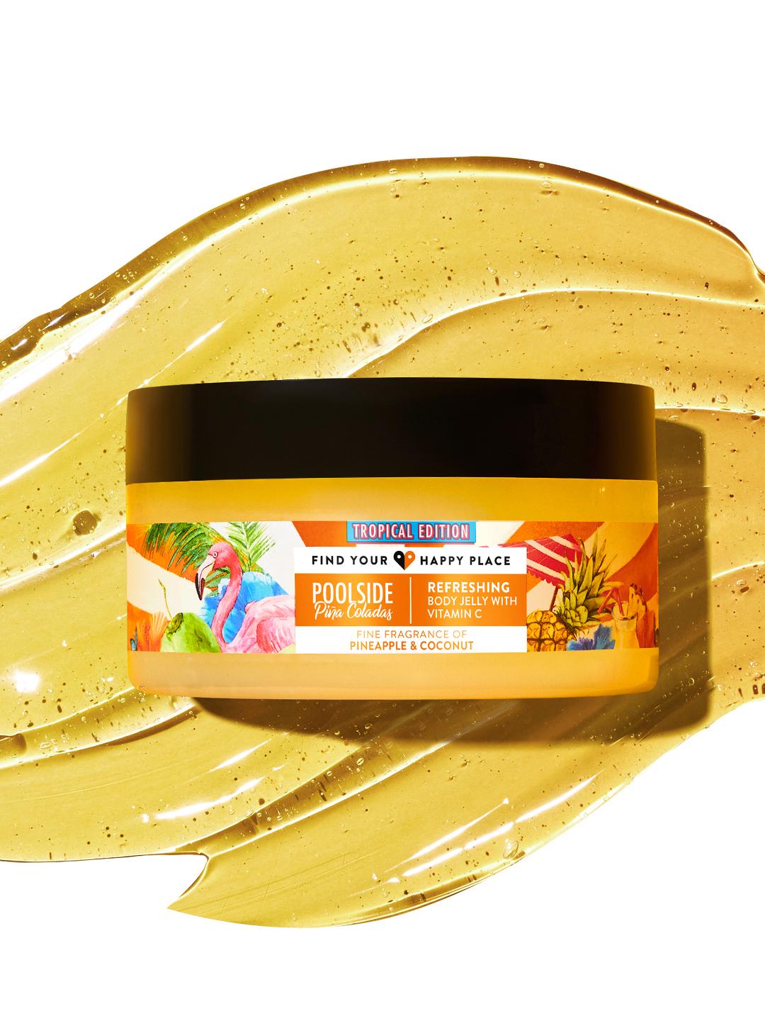 Buy FIND YOUR HAPPY PLACE Poolside Pina Coladas Body Jelly With Vit C ...