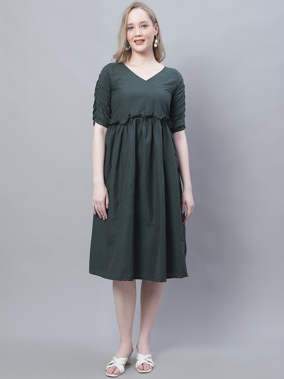 Buy Enchanted Drapes V Neck Empire Dress - Dresses for Women 22966458 ...