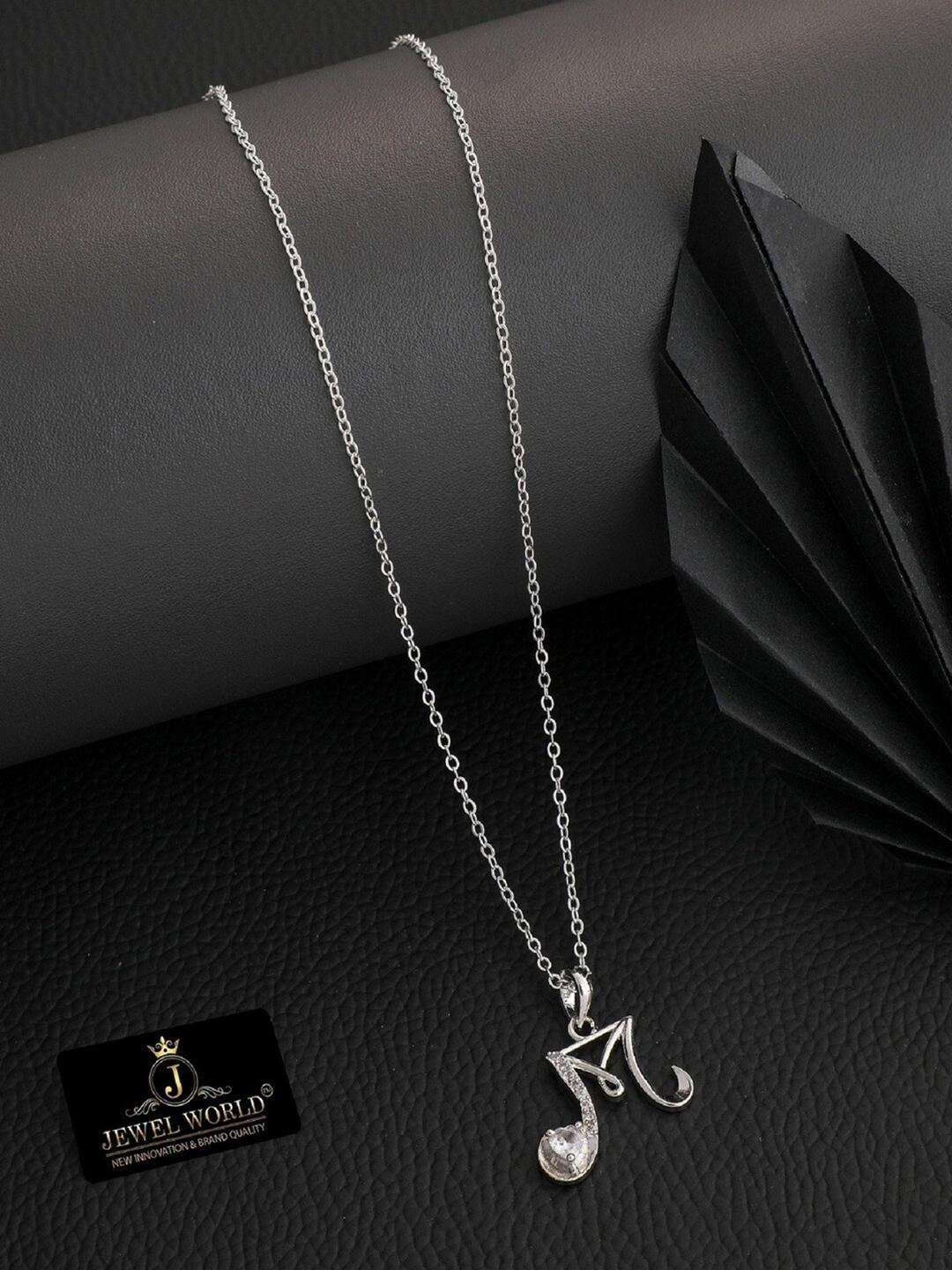 Buy JEWEL WORLD Silver Plated Chain - Necklace And Chains for Women ...