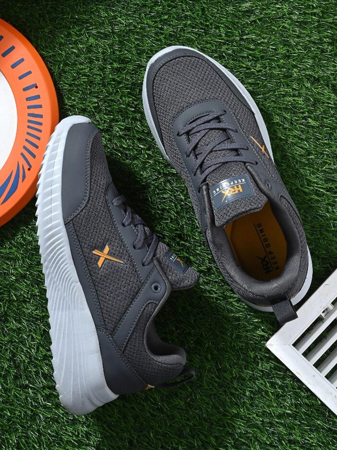 Buy HRX By Hrithik Roshan Men Grey And White Non Marking Fresh Foam ...