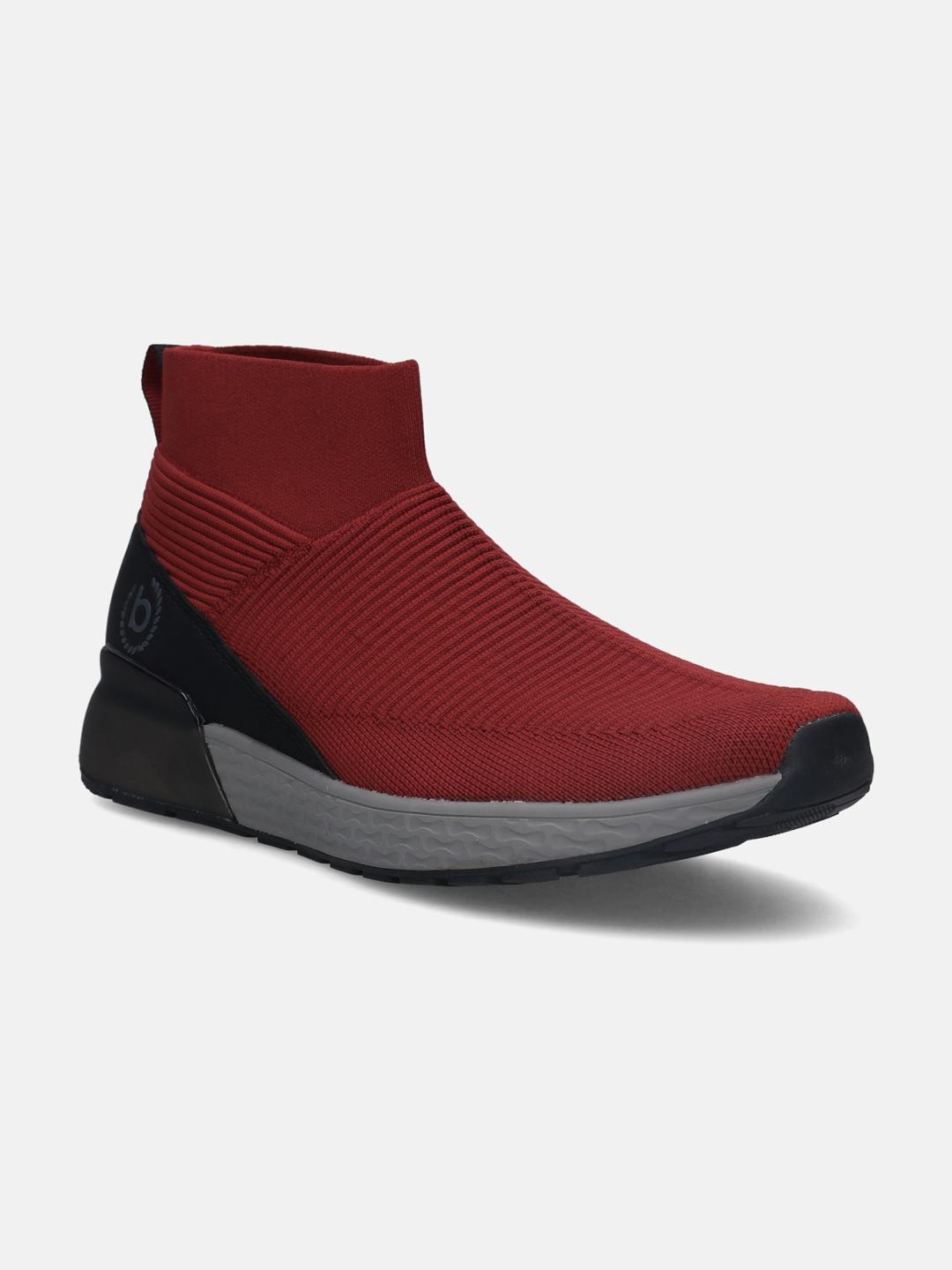 Buy Bugatti Plasma Red Knitted Sports - Casual Shoes for Men 23022840 ...