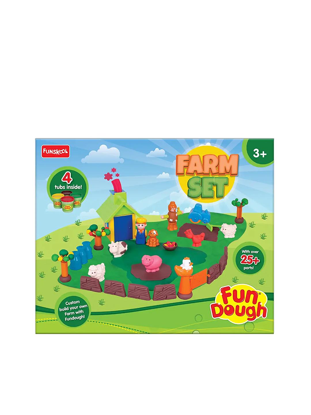 Buy Fun Dough Farm Set For Age 3+ Years - Art And Craft for Unisex Kids ...