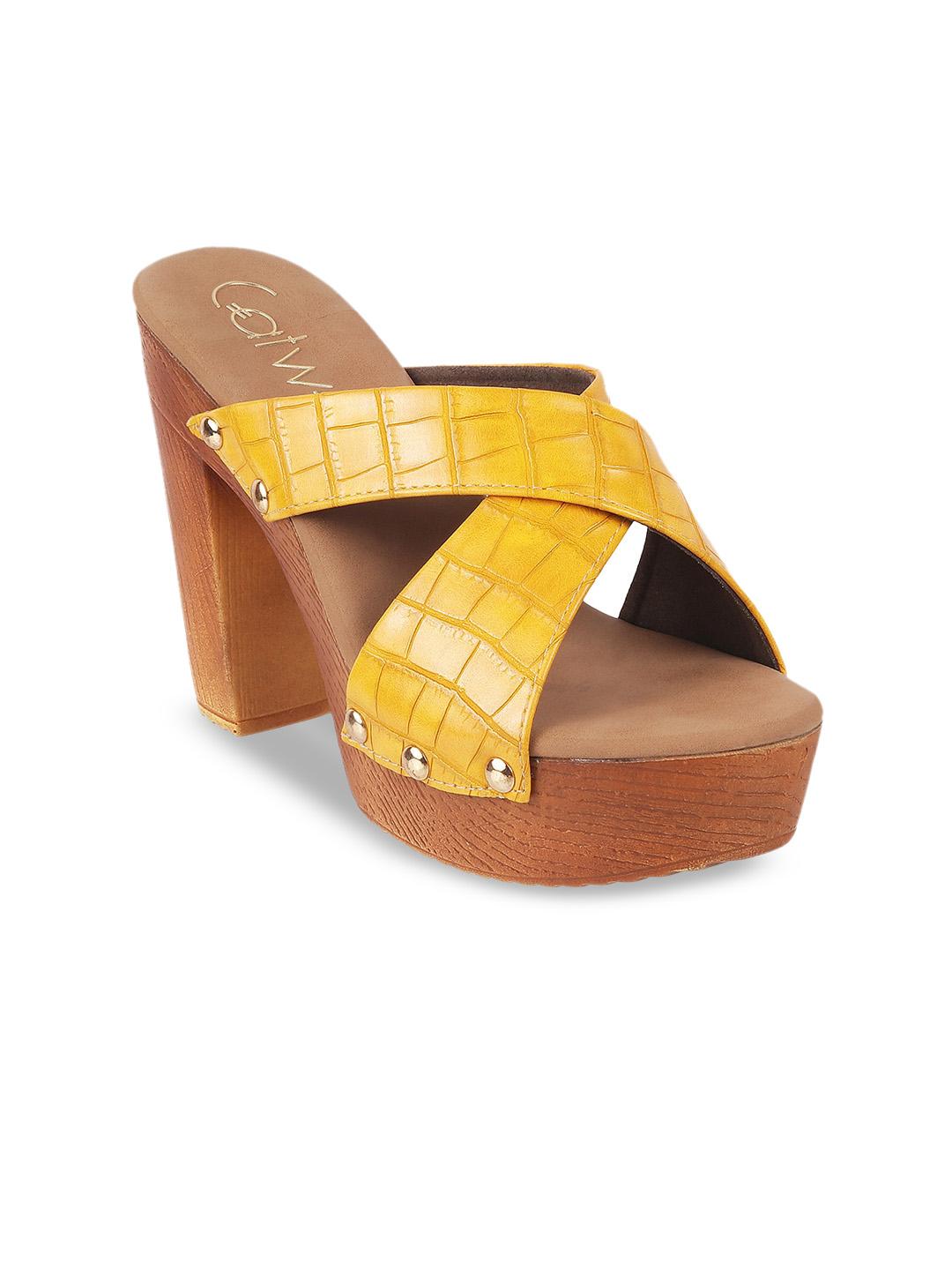 Buy Catwalk Textured Platform Heels - Heels for Women 23046274 | Myntra