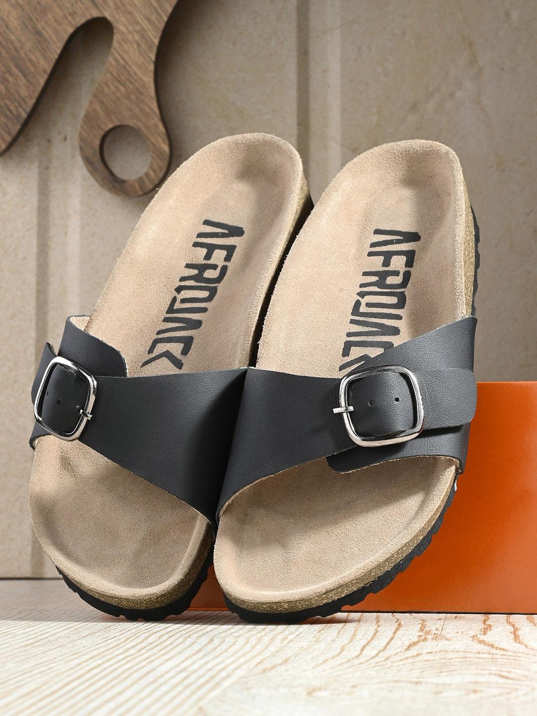 Buy AfroJack Women Open Toe Flats With Buckles - Flats for Women ...
