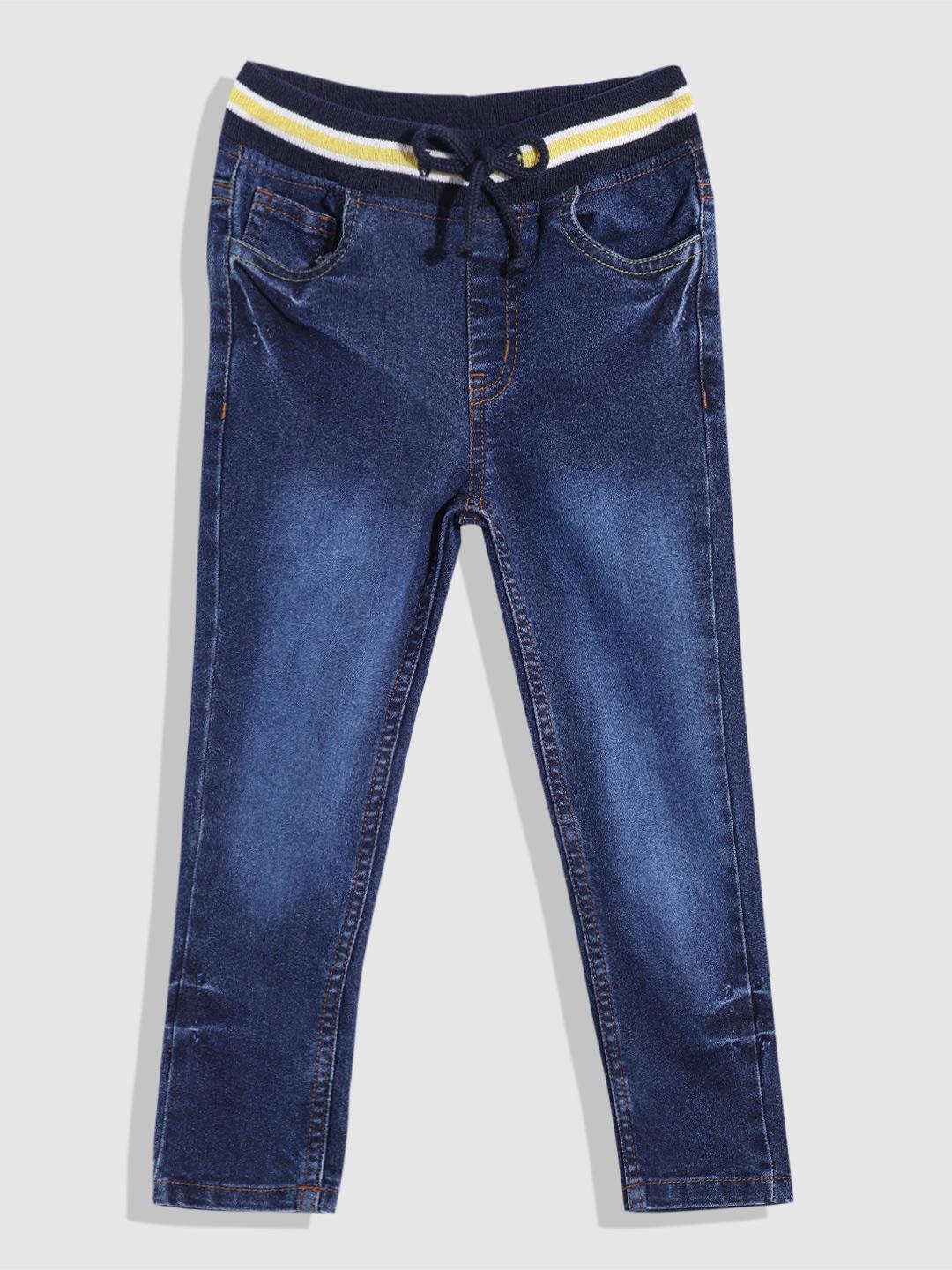 Buy YK Boys Slim Fit Light Fade Jeans - Jeans for Boys 23086882 | Myntra