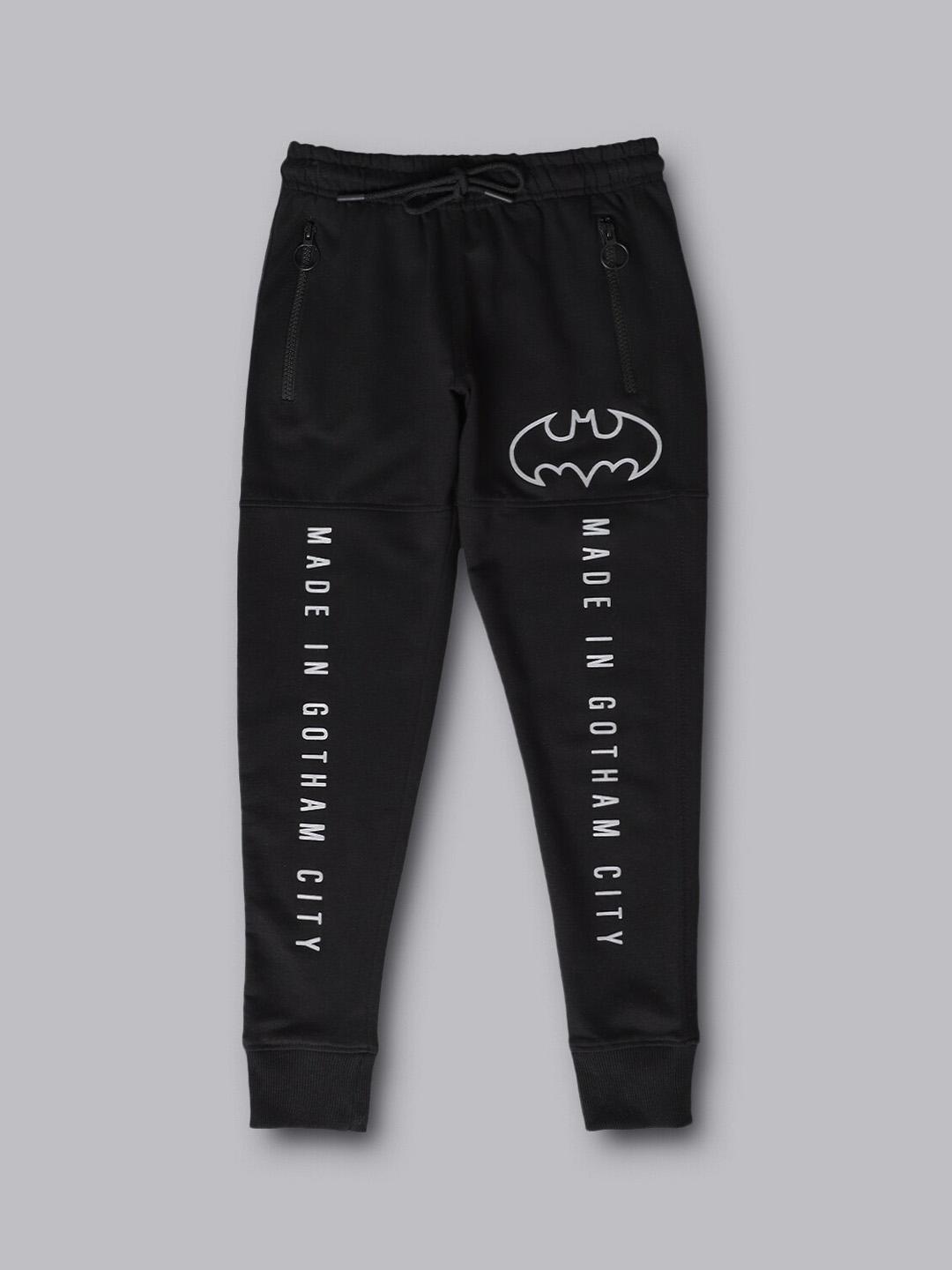 Buy Kids Ville Boys Batman Printed Joggers - Track Pants for Boys ...