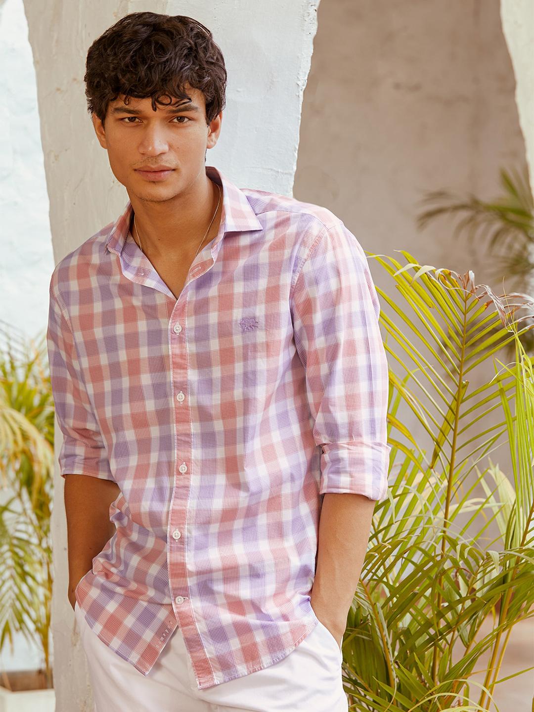 Buy Andamen Classic Checked Cotton Casual Shirt - Shirts for Men ...